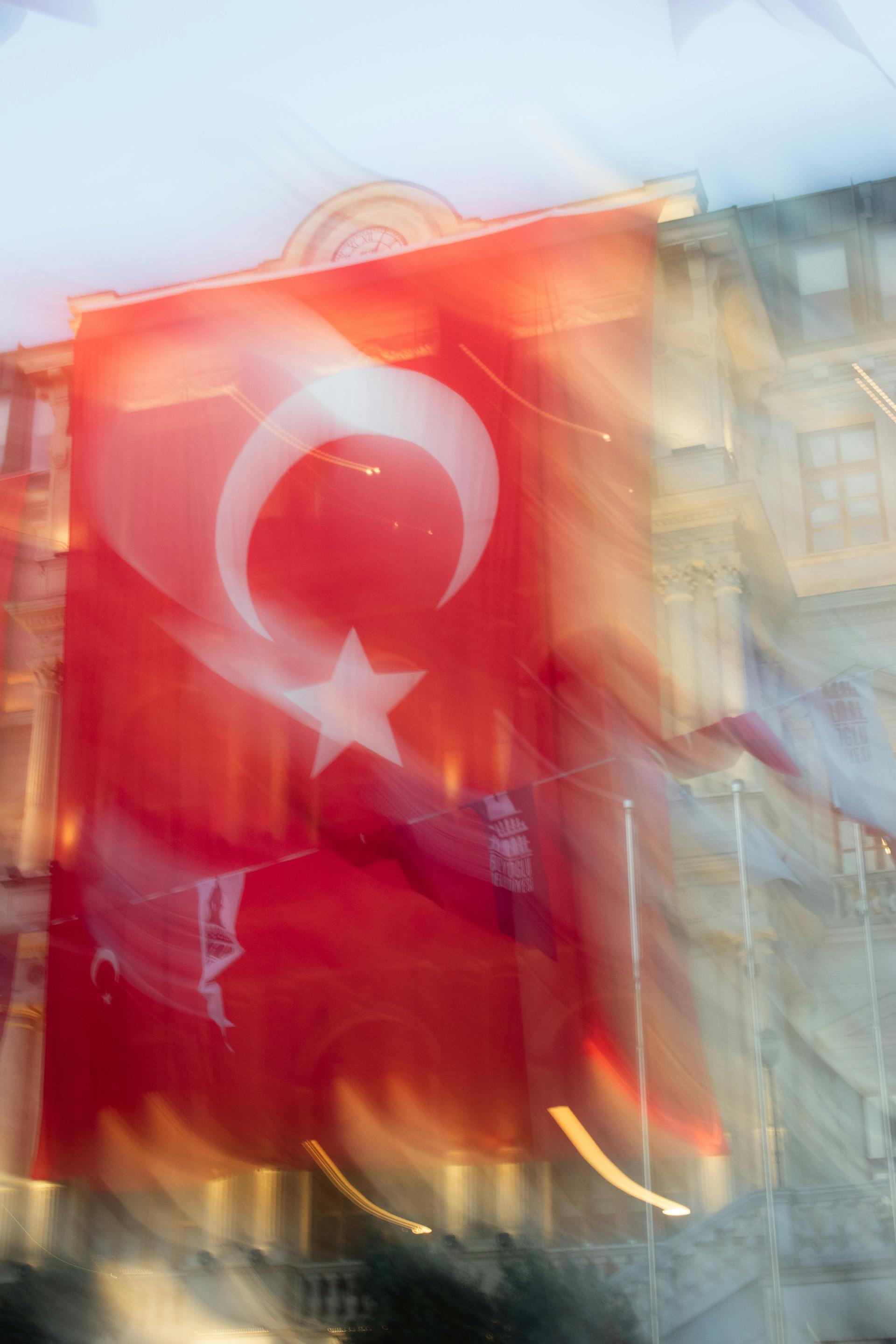 Blurred Flag of Turkey · Free Stock Photo