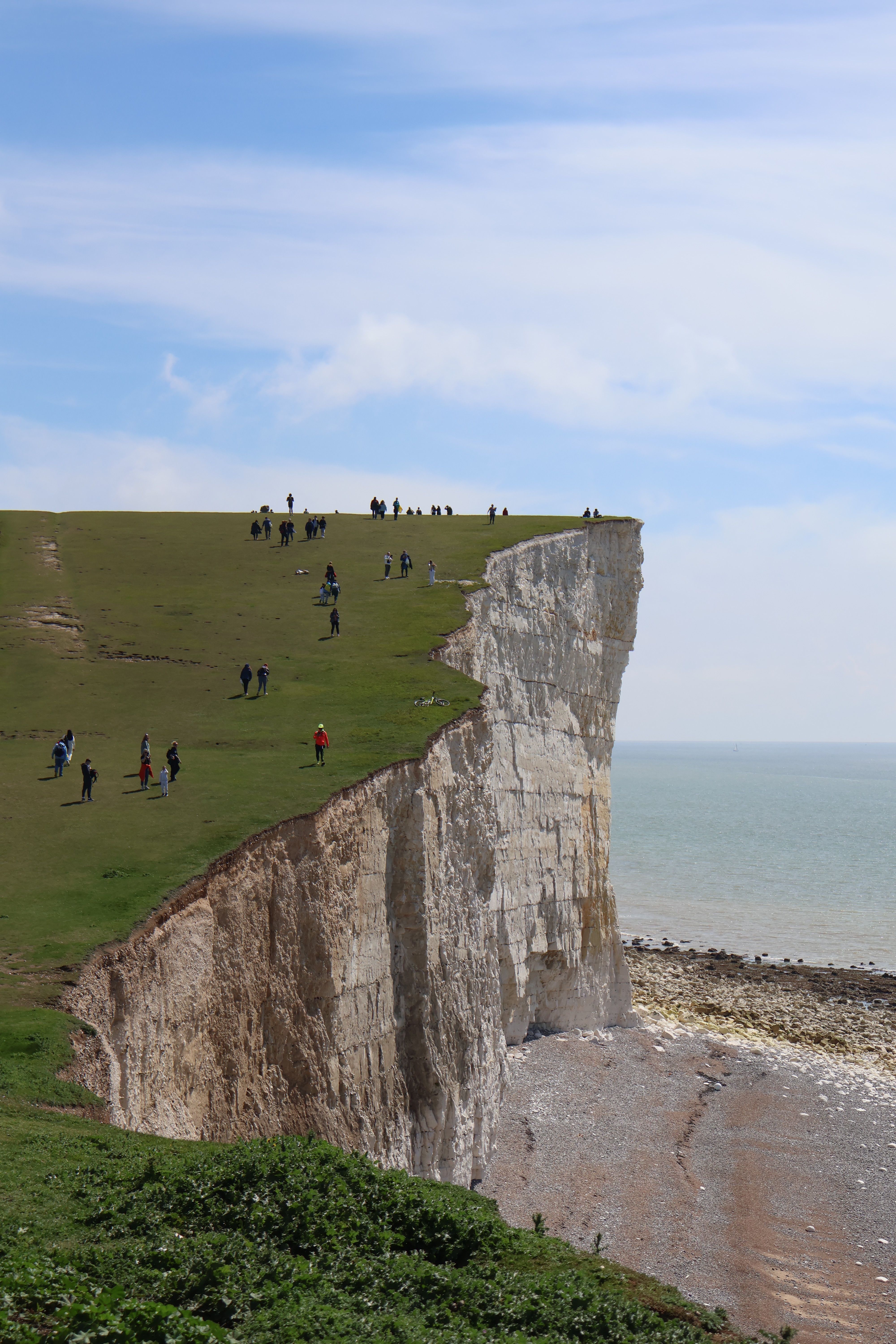 People Walking Top of Cliff · Free Stock Photo