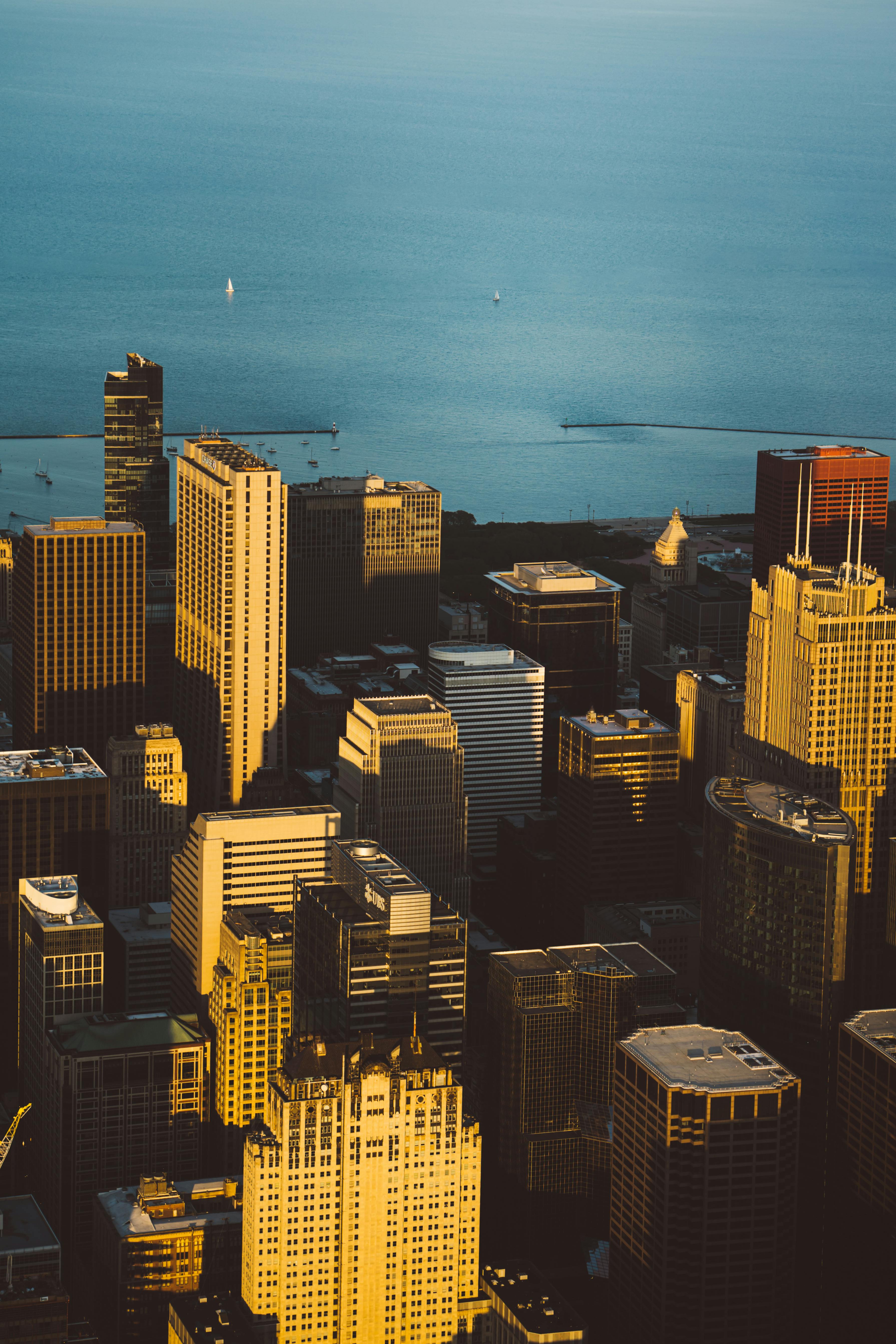 Bird's Eye View Of High-rise Buildings · Free Stock Photo