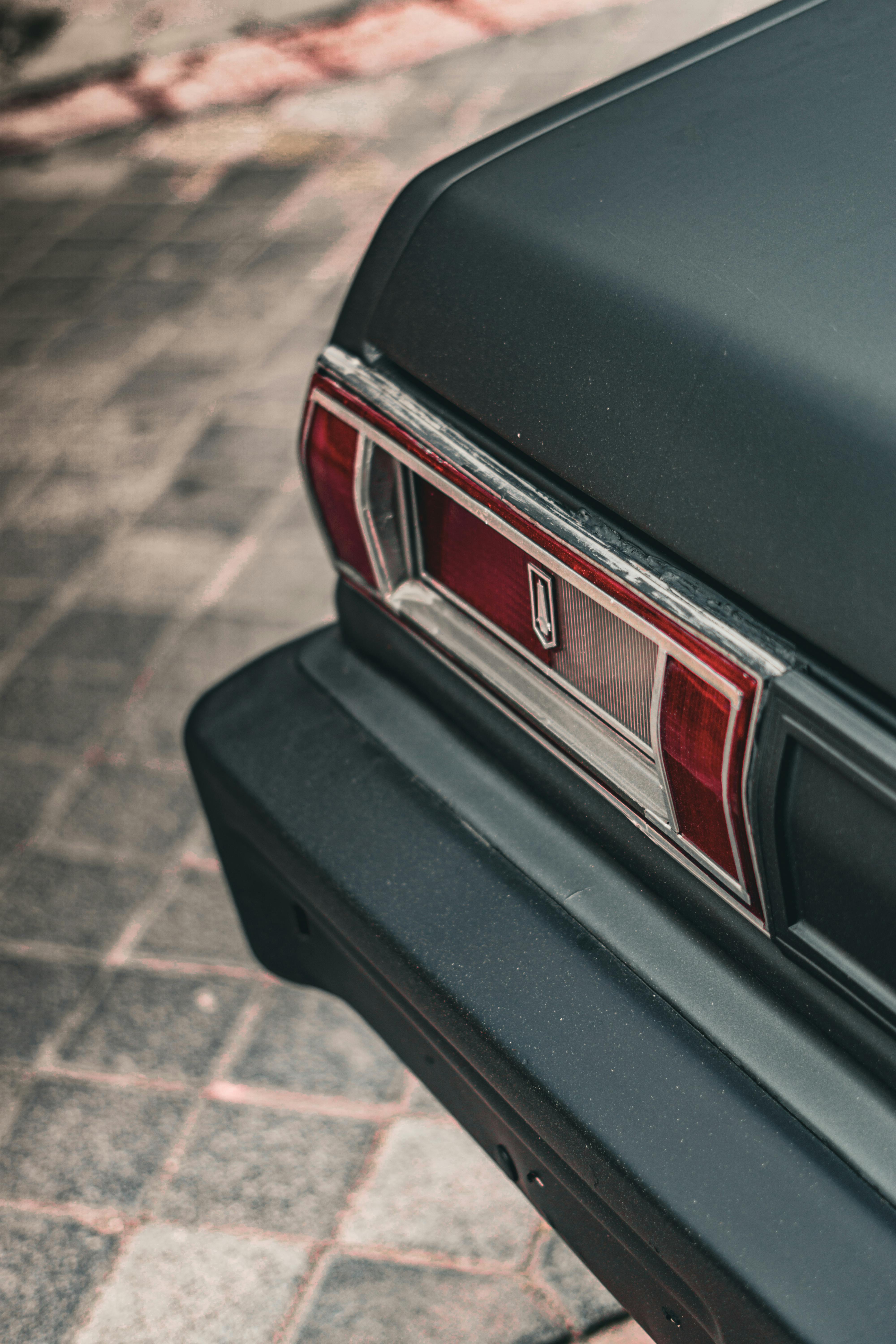 Rear of Red and White Ford Cortina · Free Stock Photo