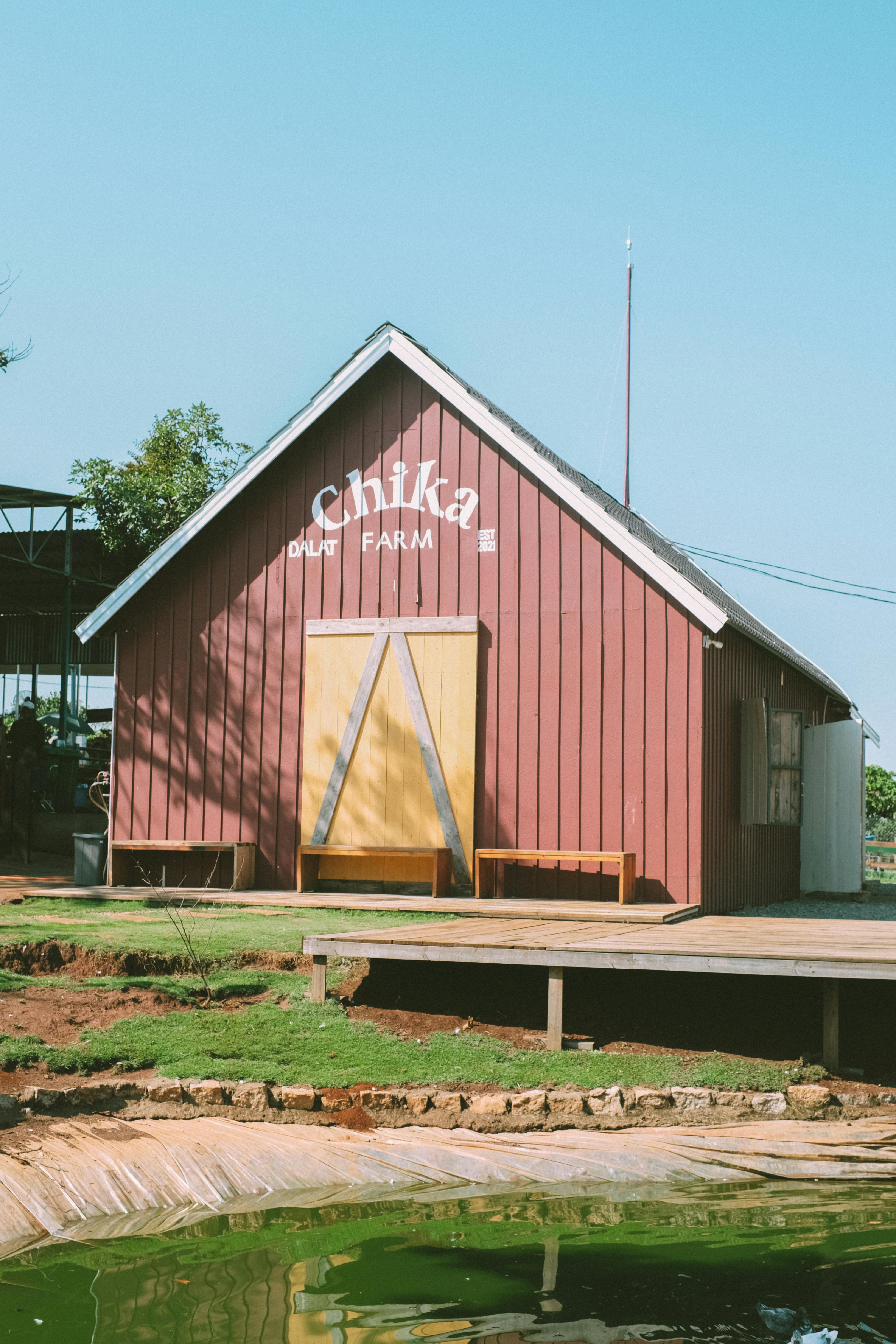 Building of the Chika Farm Cafe in Da Lat, Vietnam · Free Stock Photo