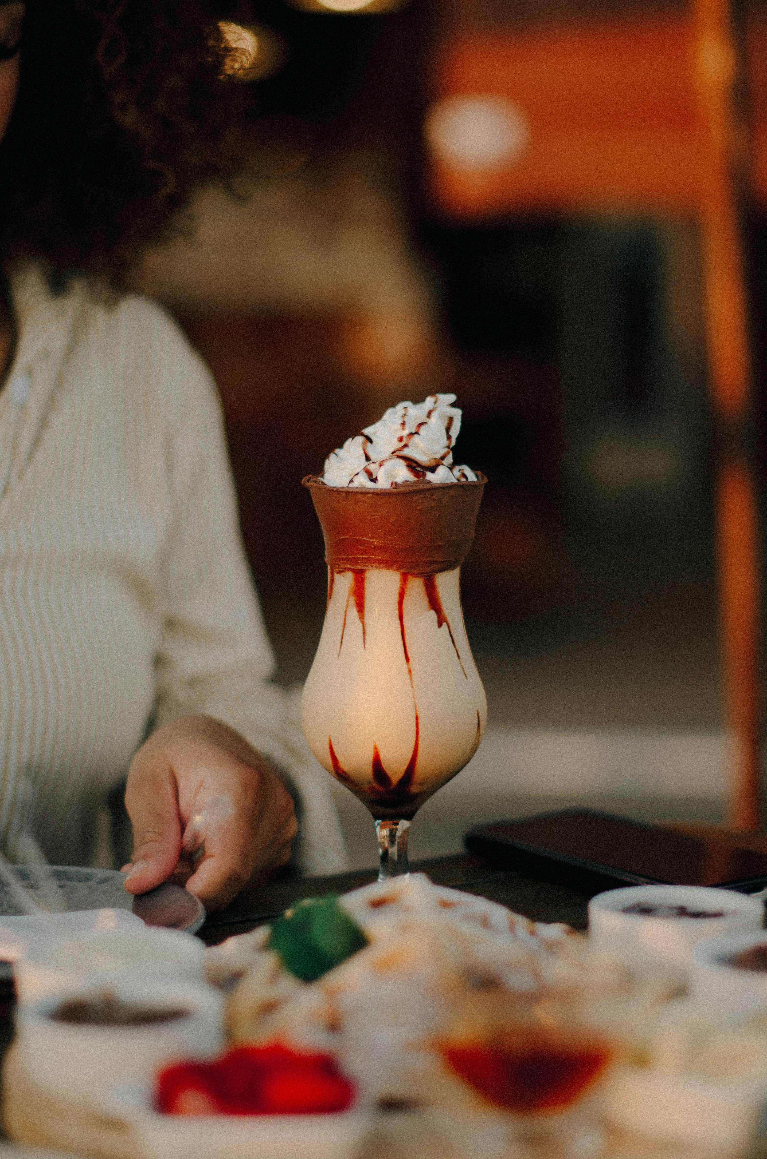 Delicious Frappe with Whipped Cream · Free Stock Photo