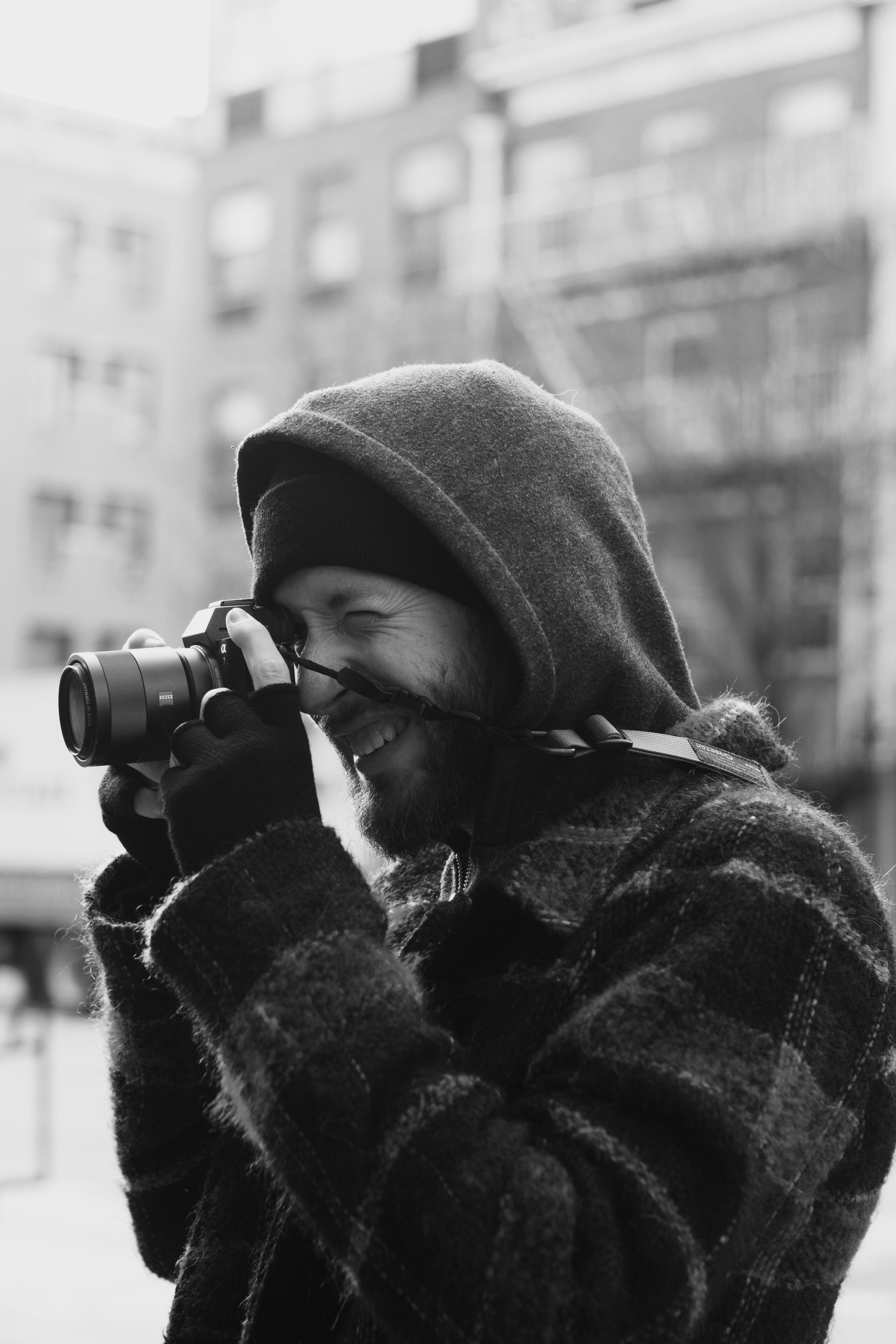 Man Photographing in City · Free Stock Photo