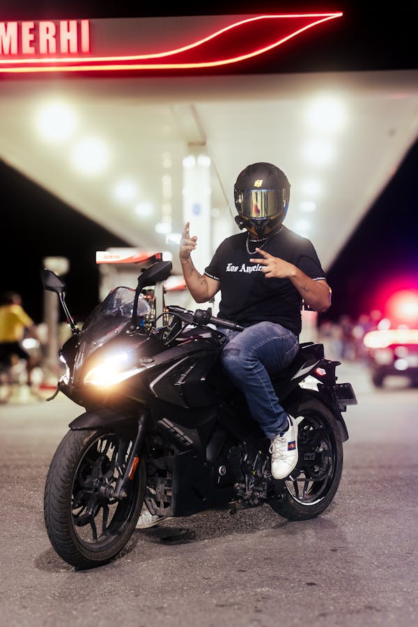 Night Motorcycle Photos, Download The BEST Free Night Motorcycle Stock ...