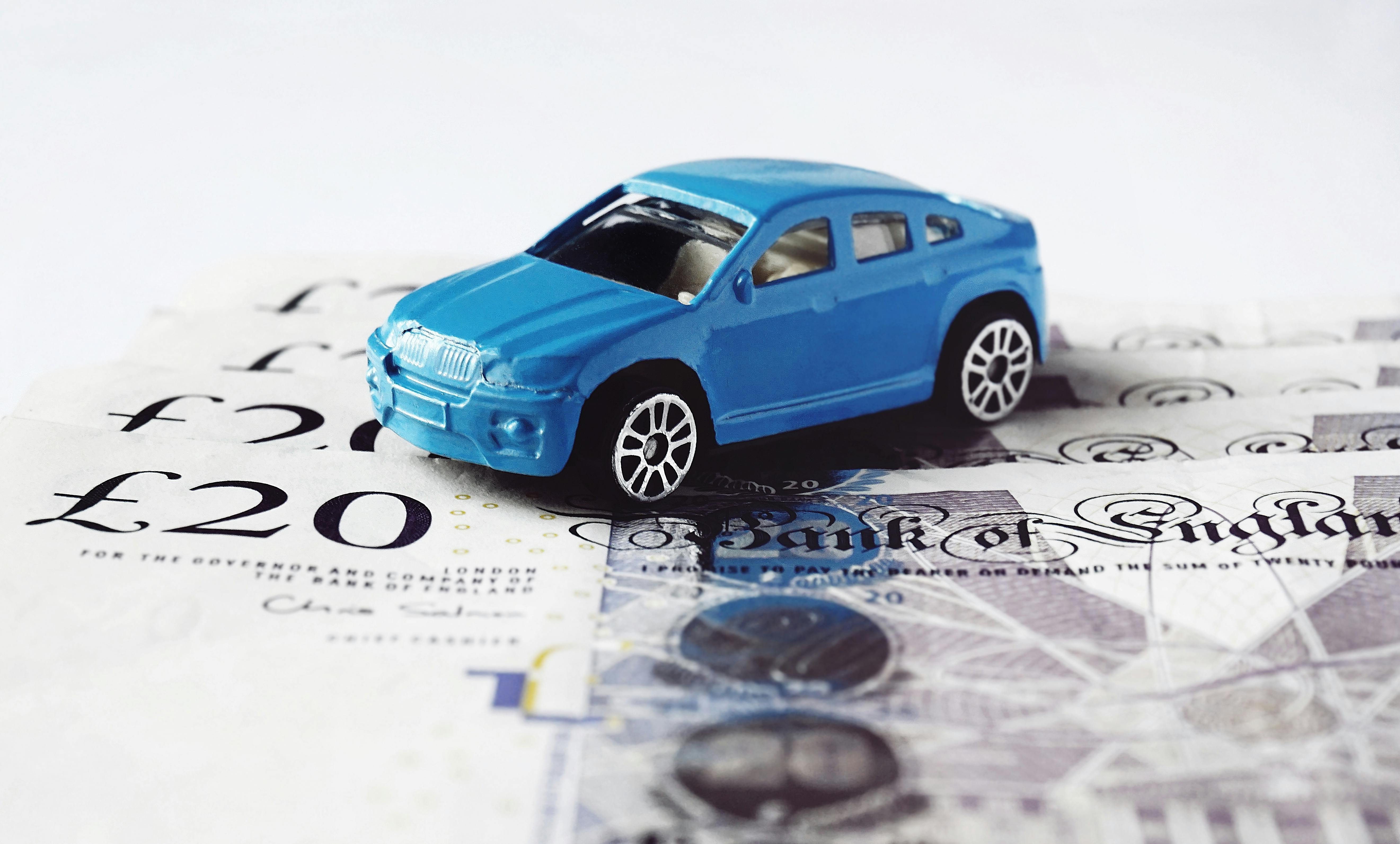 Free stock photo of blue car, car, cash
