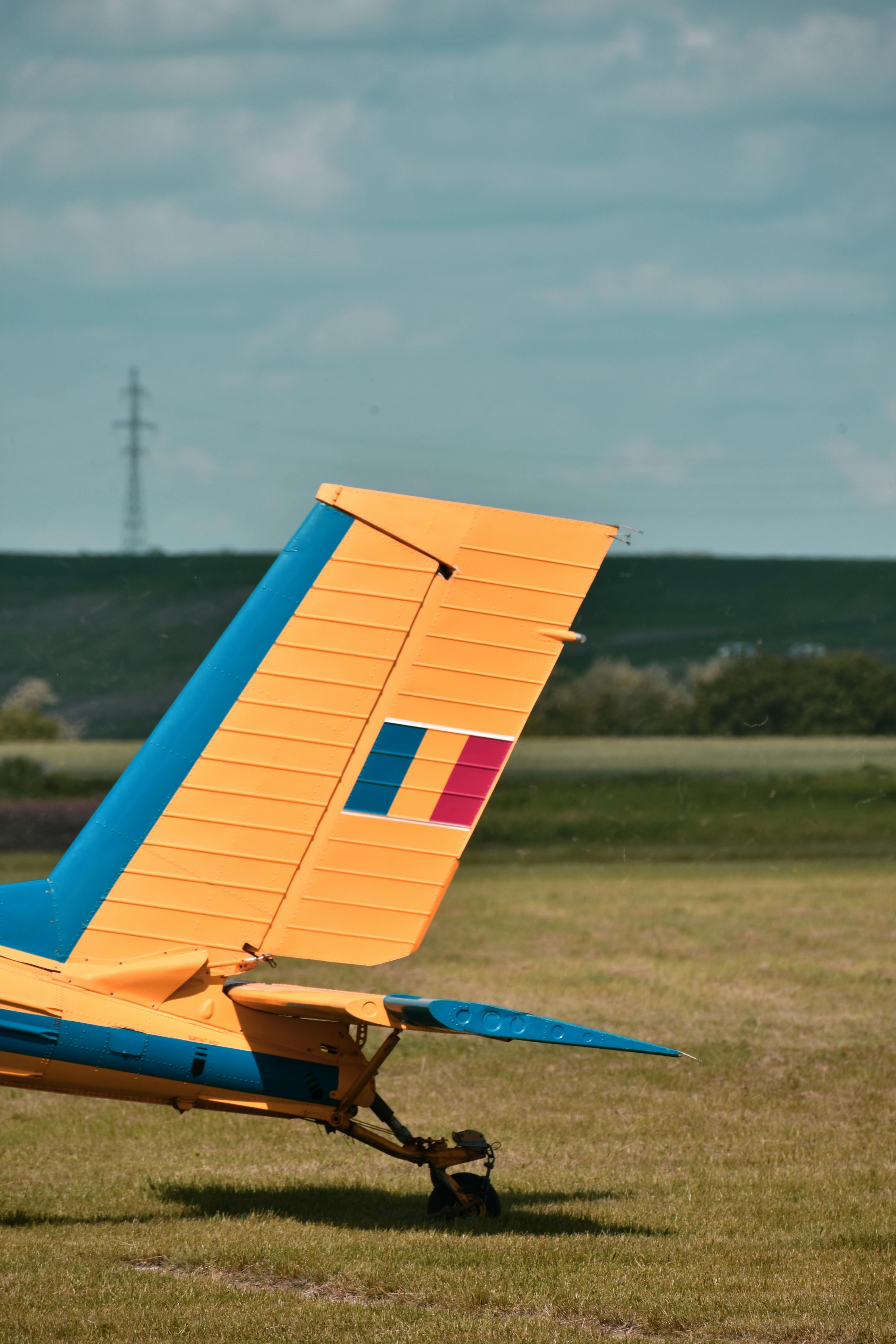 airplane tail · Free Stock Photo