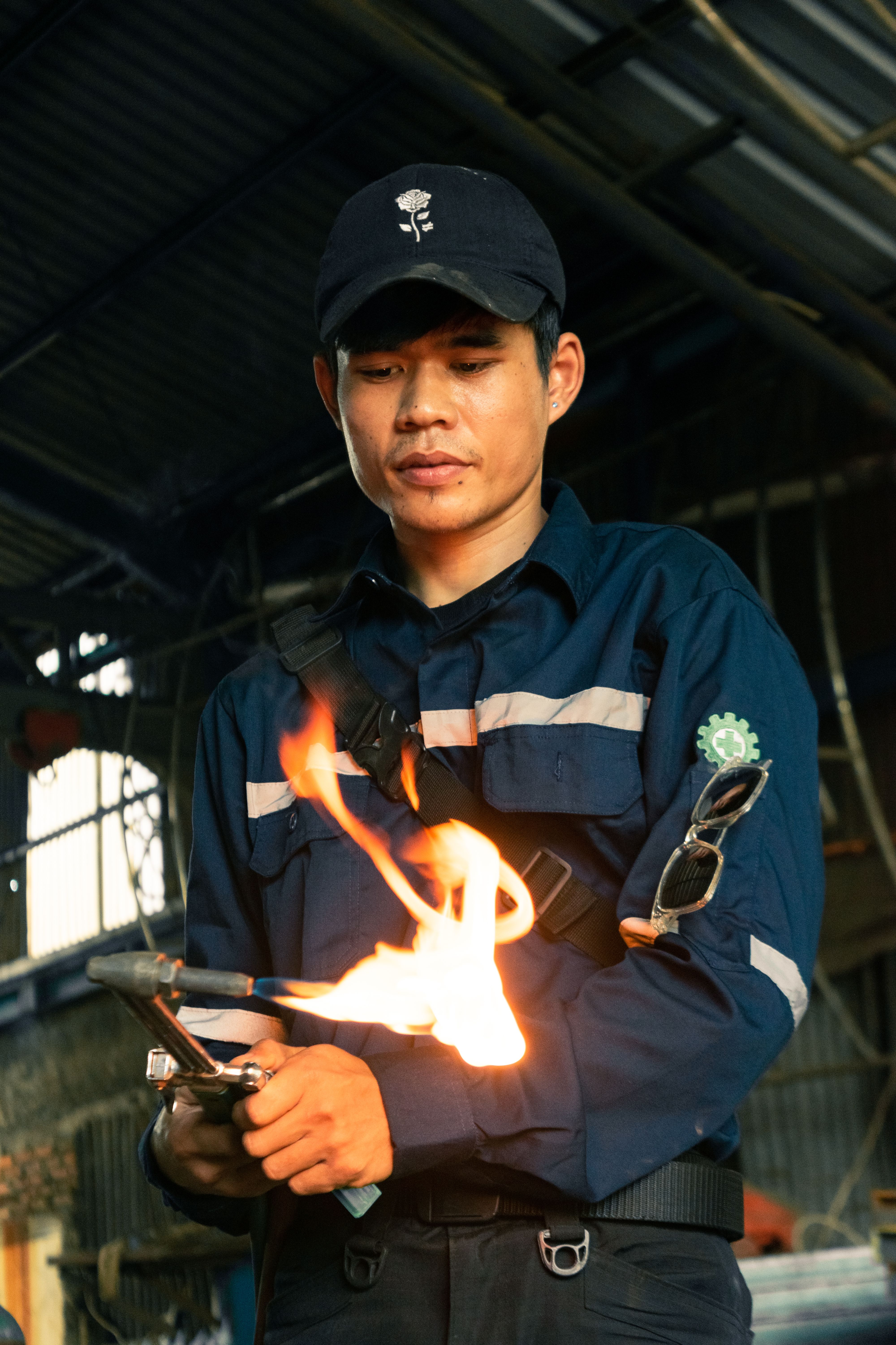 Man with Burner · Free Stock Photo
