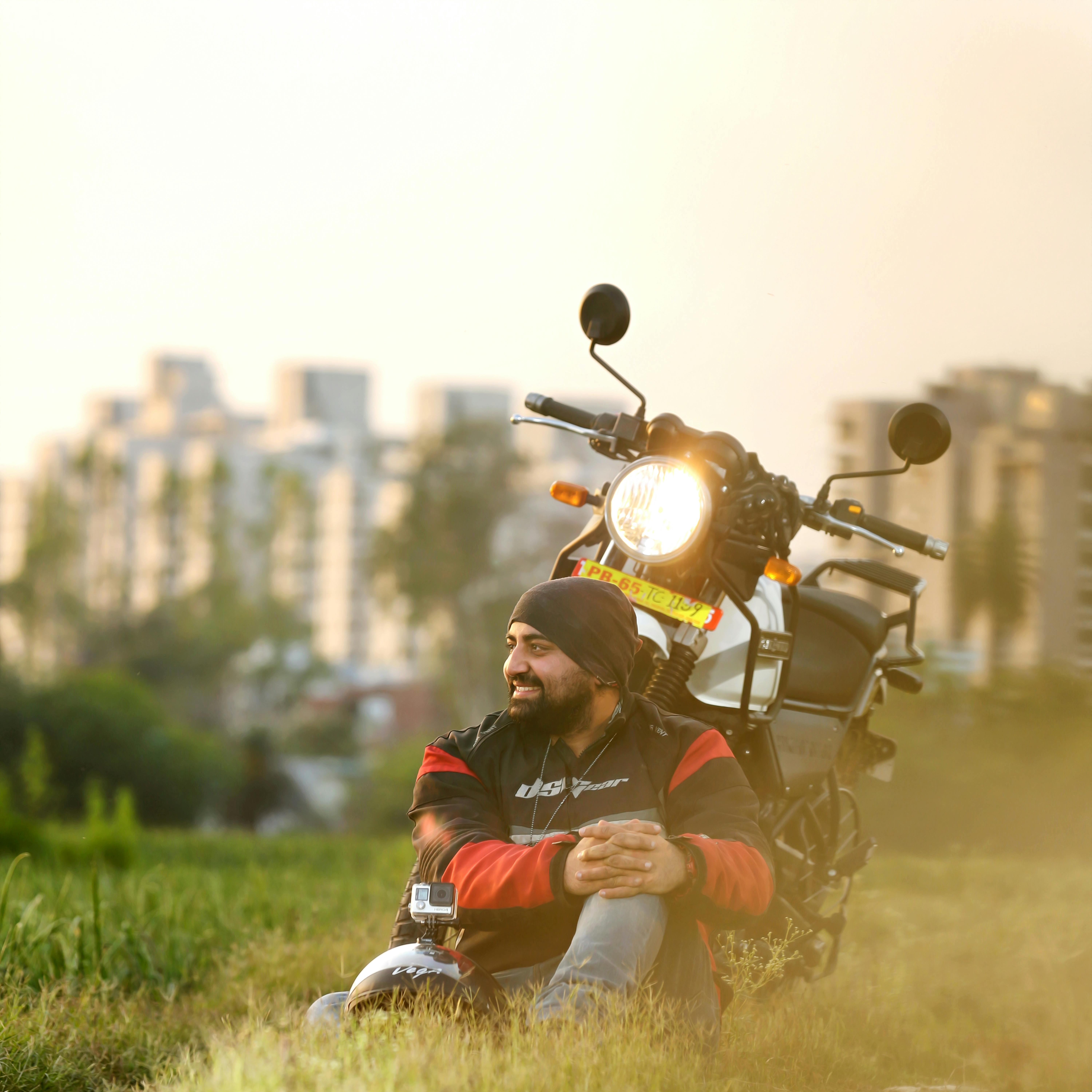 Woman Riding Red Motor Scooter · Free Stock Photo