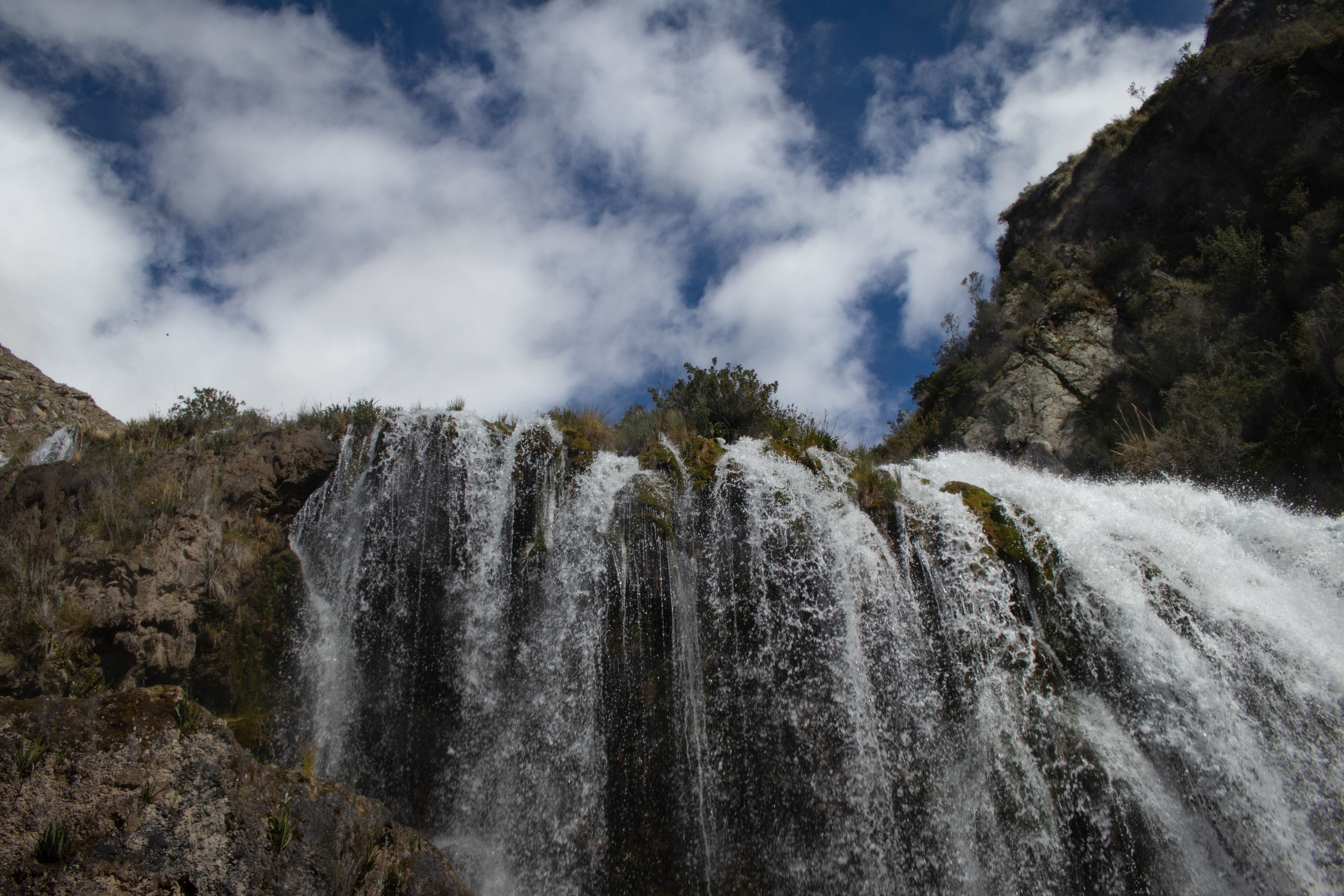 Low Angle Photography Of Waterfalls · Free Stock Photo