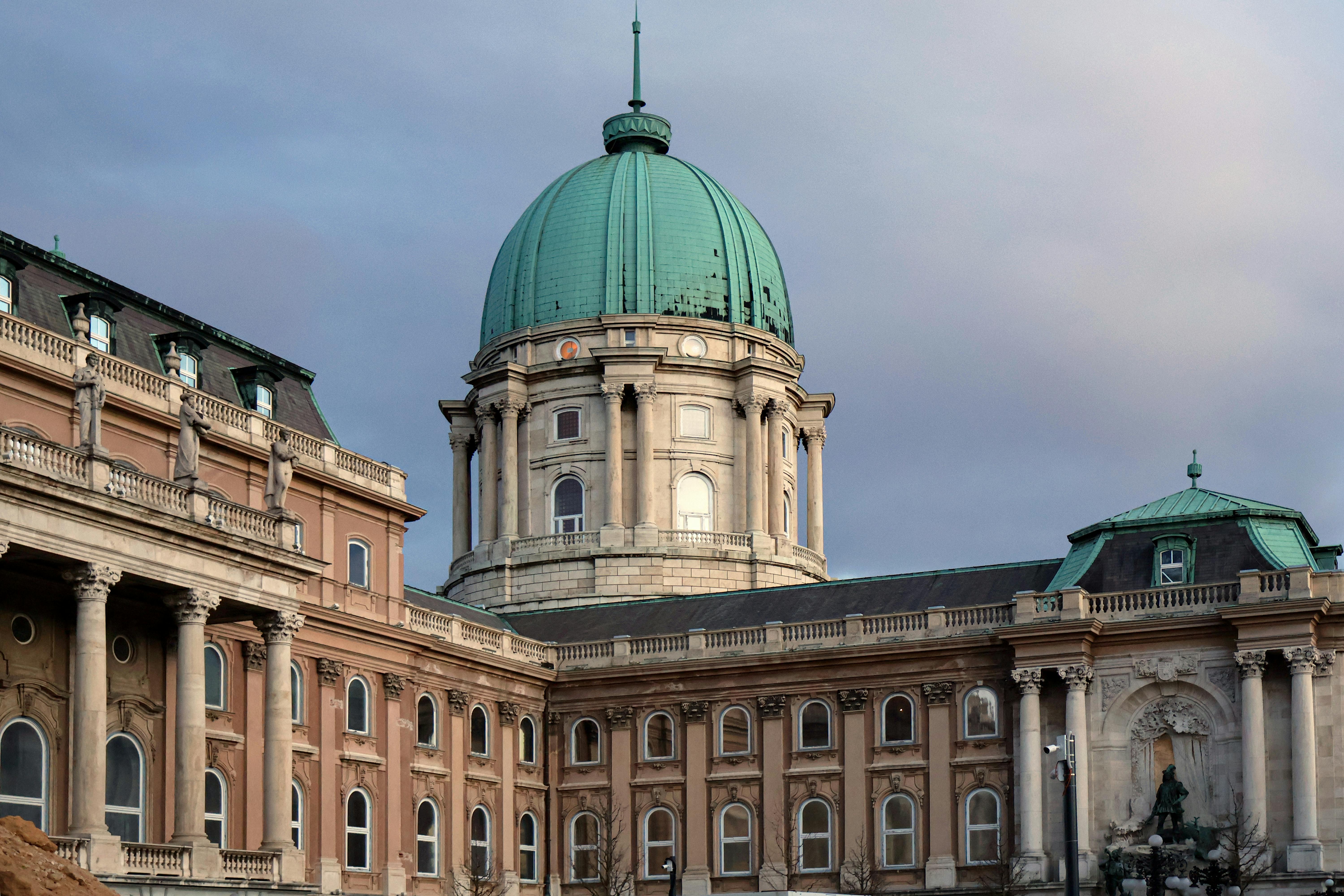 Dome of Buda Castle in Budapest, Hungary · Free Stock Photo