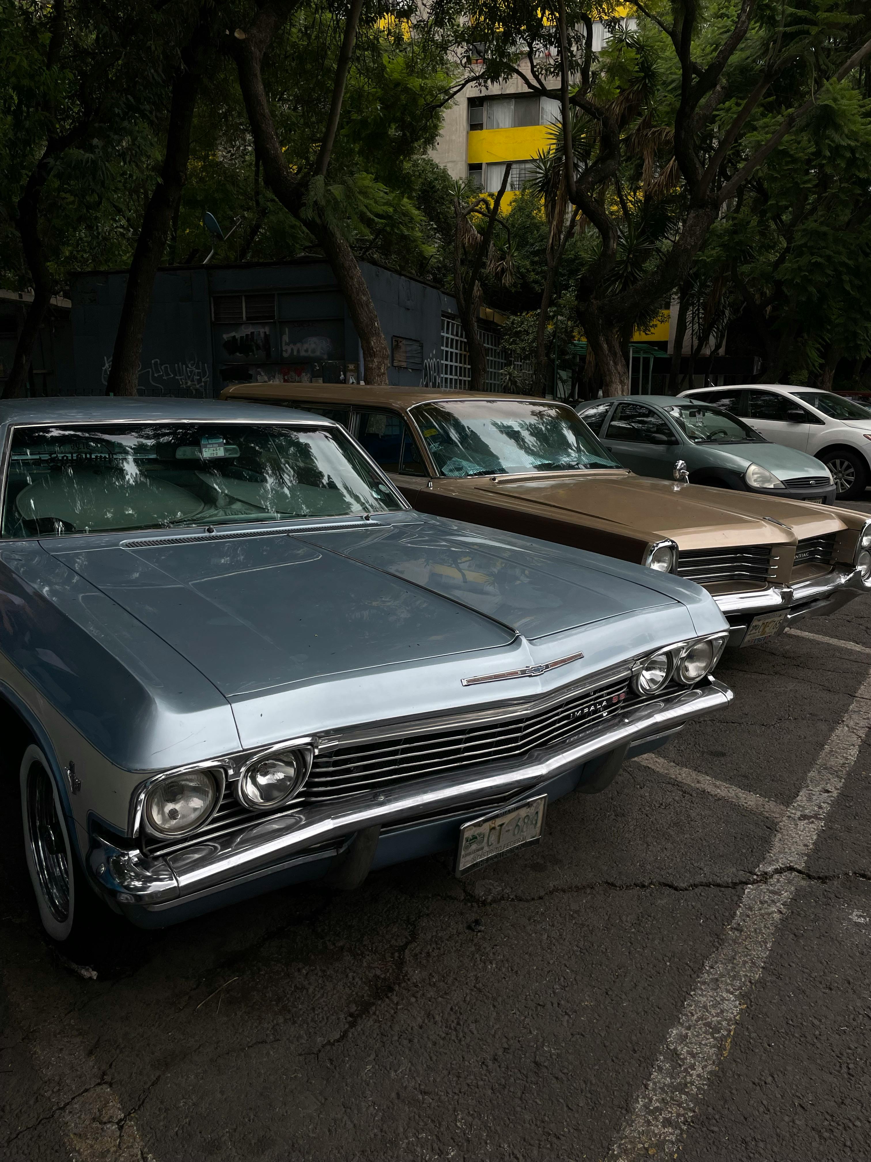 Photo of Five Cars Parked · Free Stock Photo