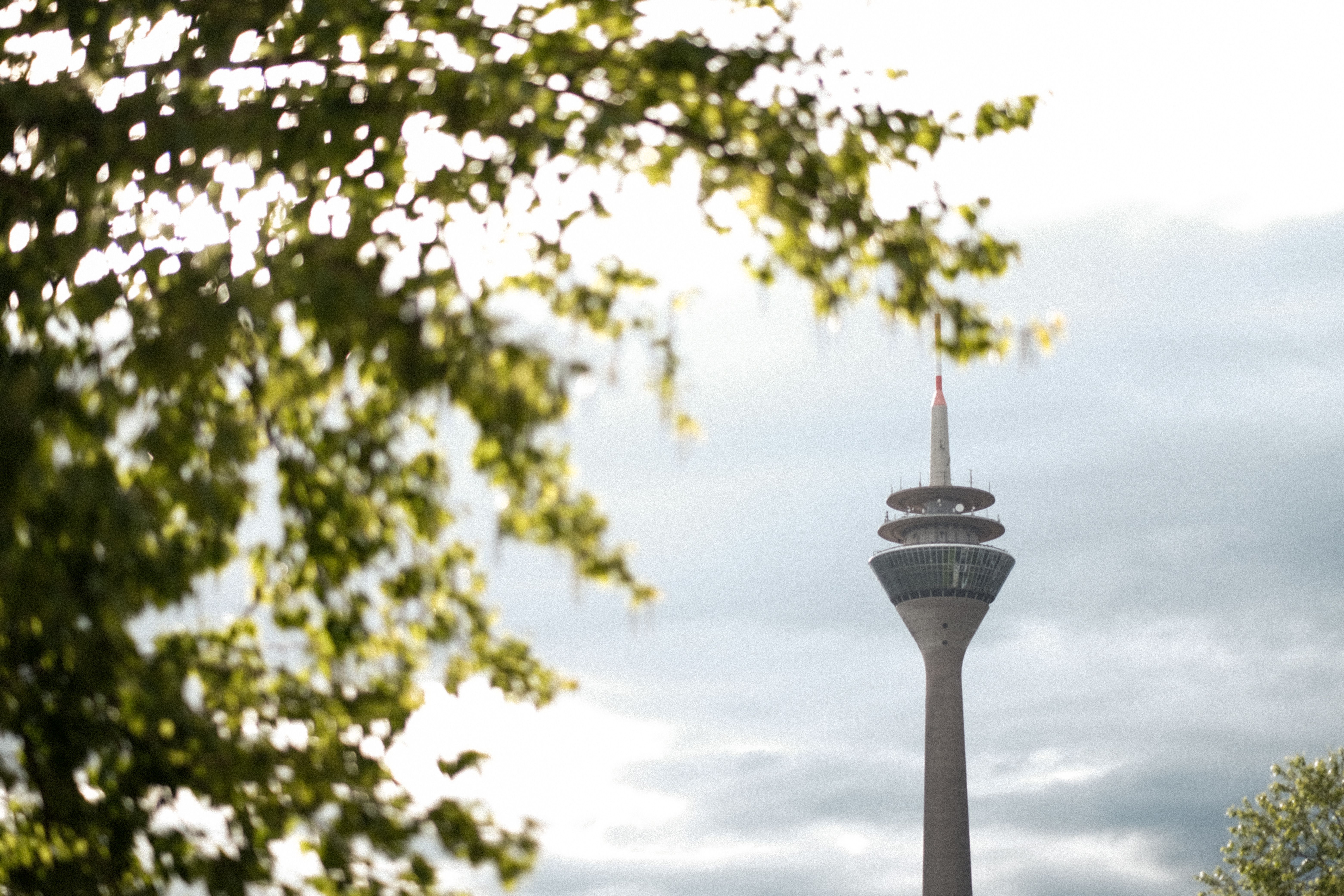 View of Rhine Tower in Dusseldorf in Germany · Free Stock Photo