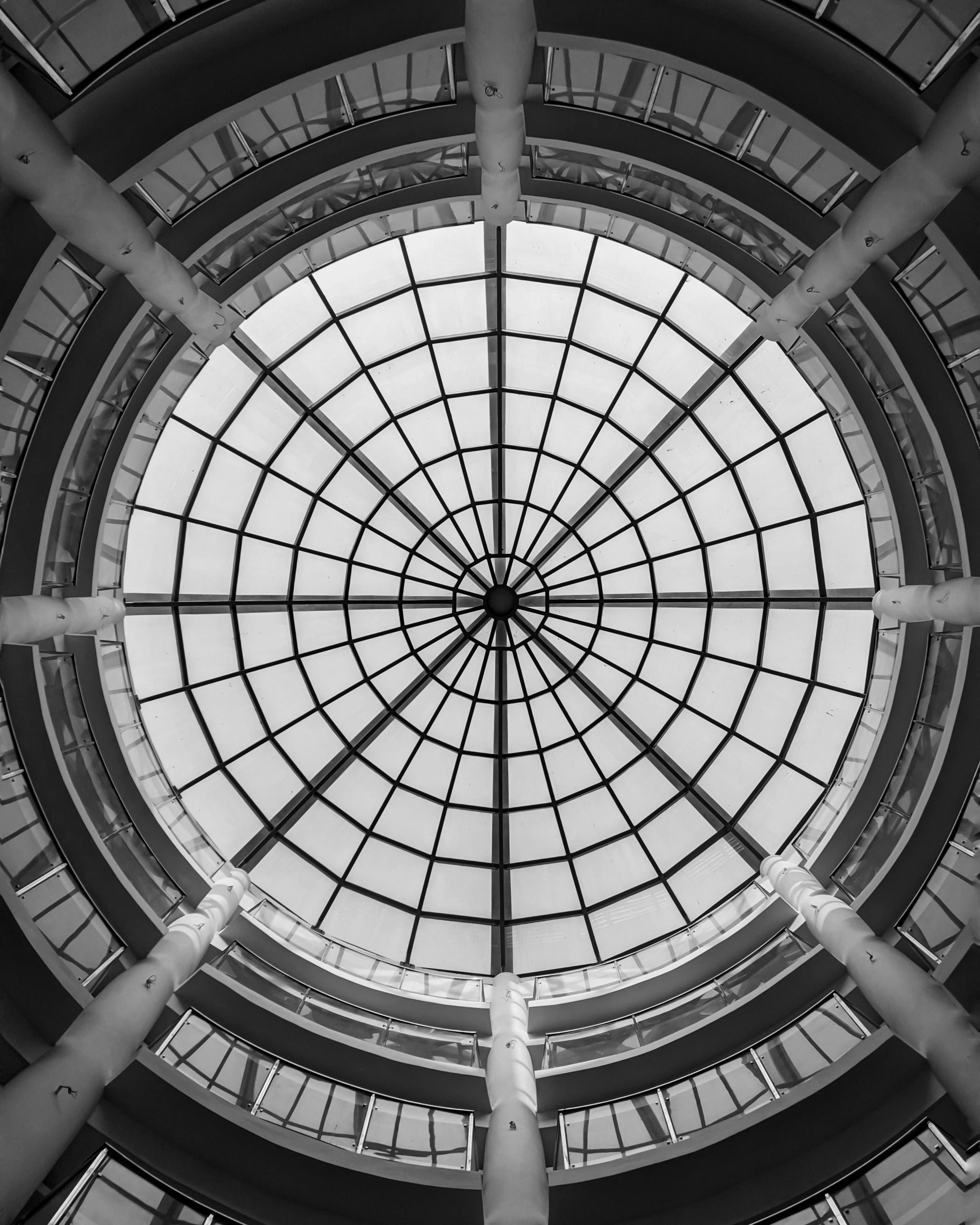 Geometric pattern of Glass Ceiling · Free Stock Photo