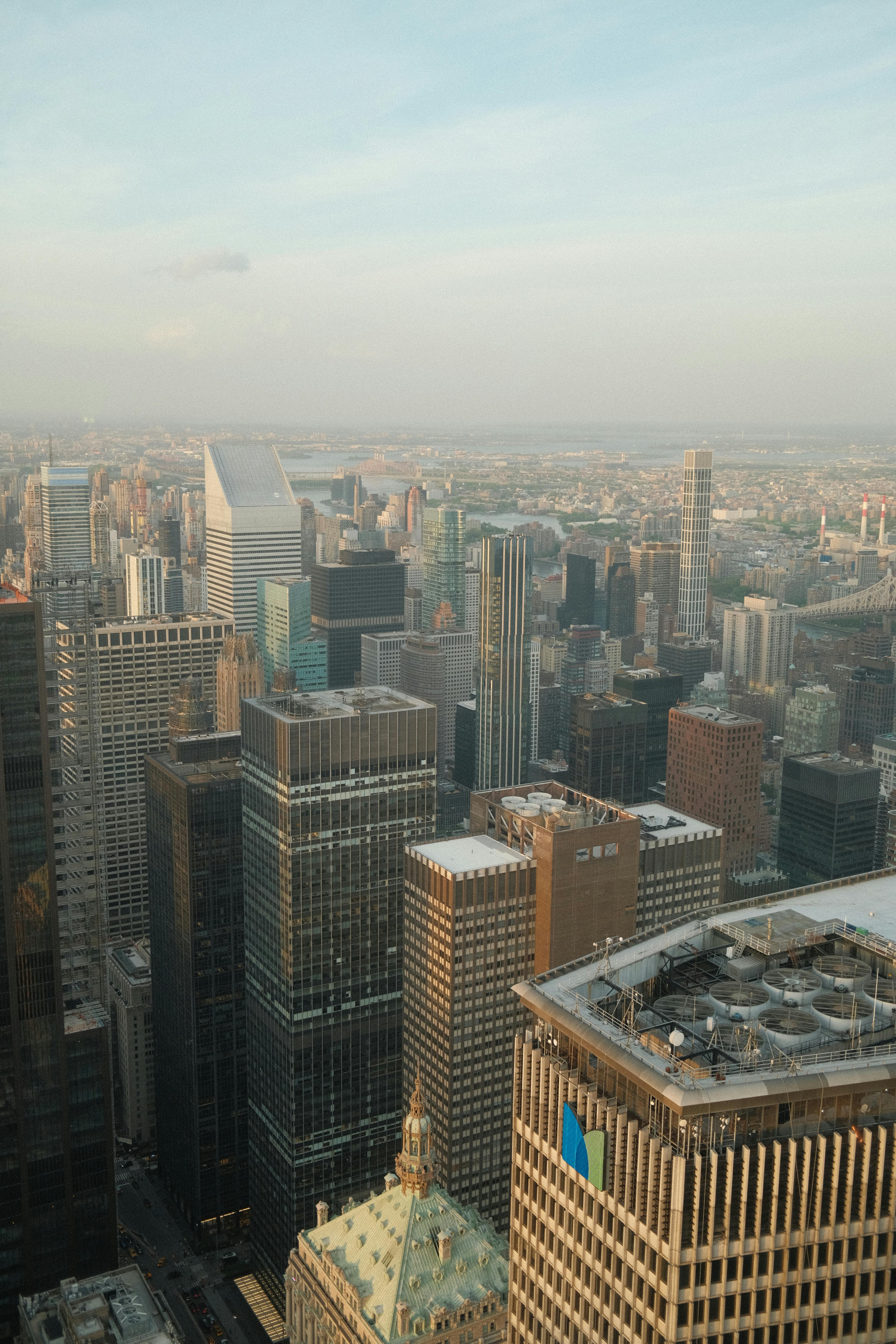 Birds Eye View of Manhattan · Free Stock Photo