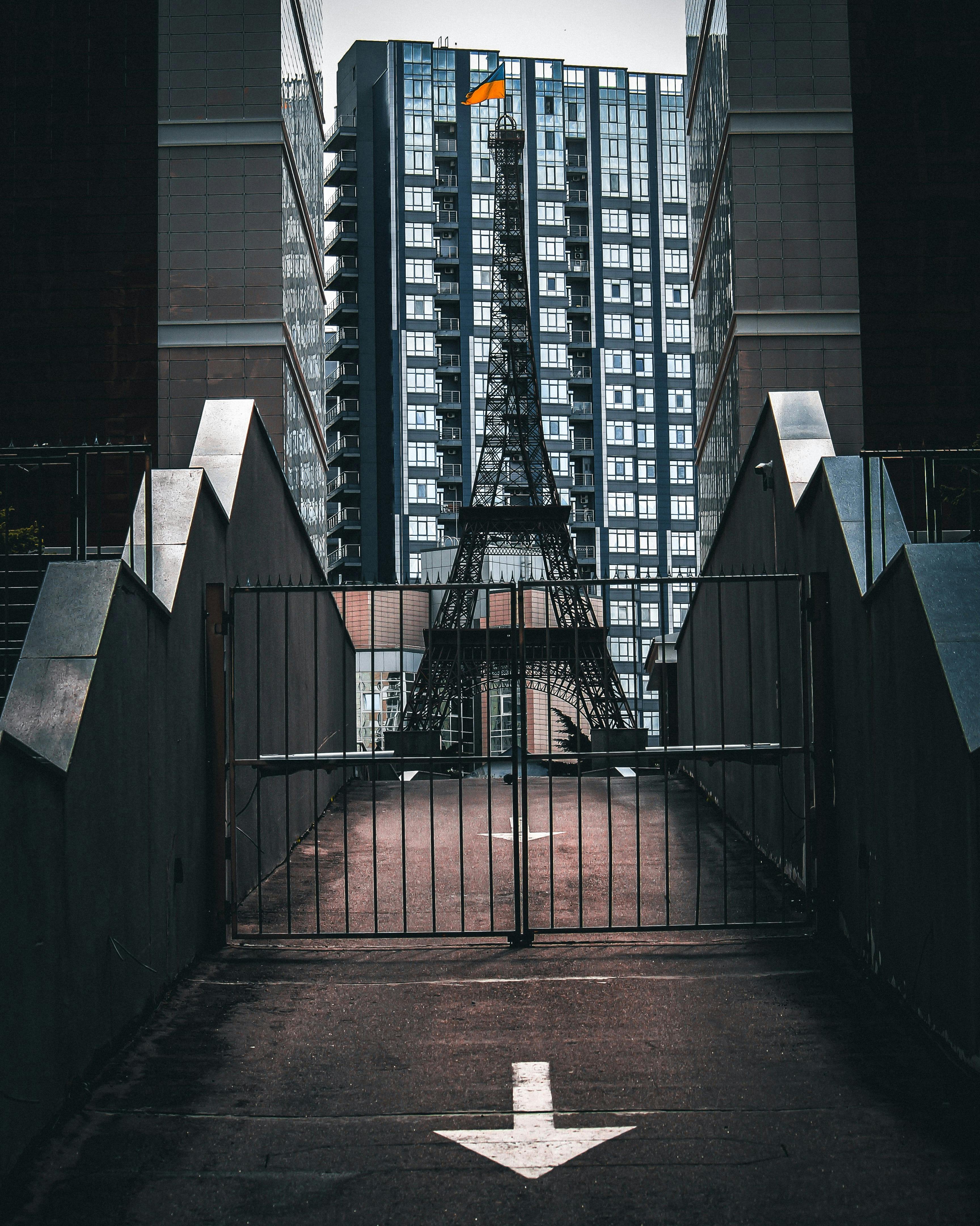 Photo of a Road with a View of a Tower · Free Stock Photo