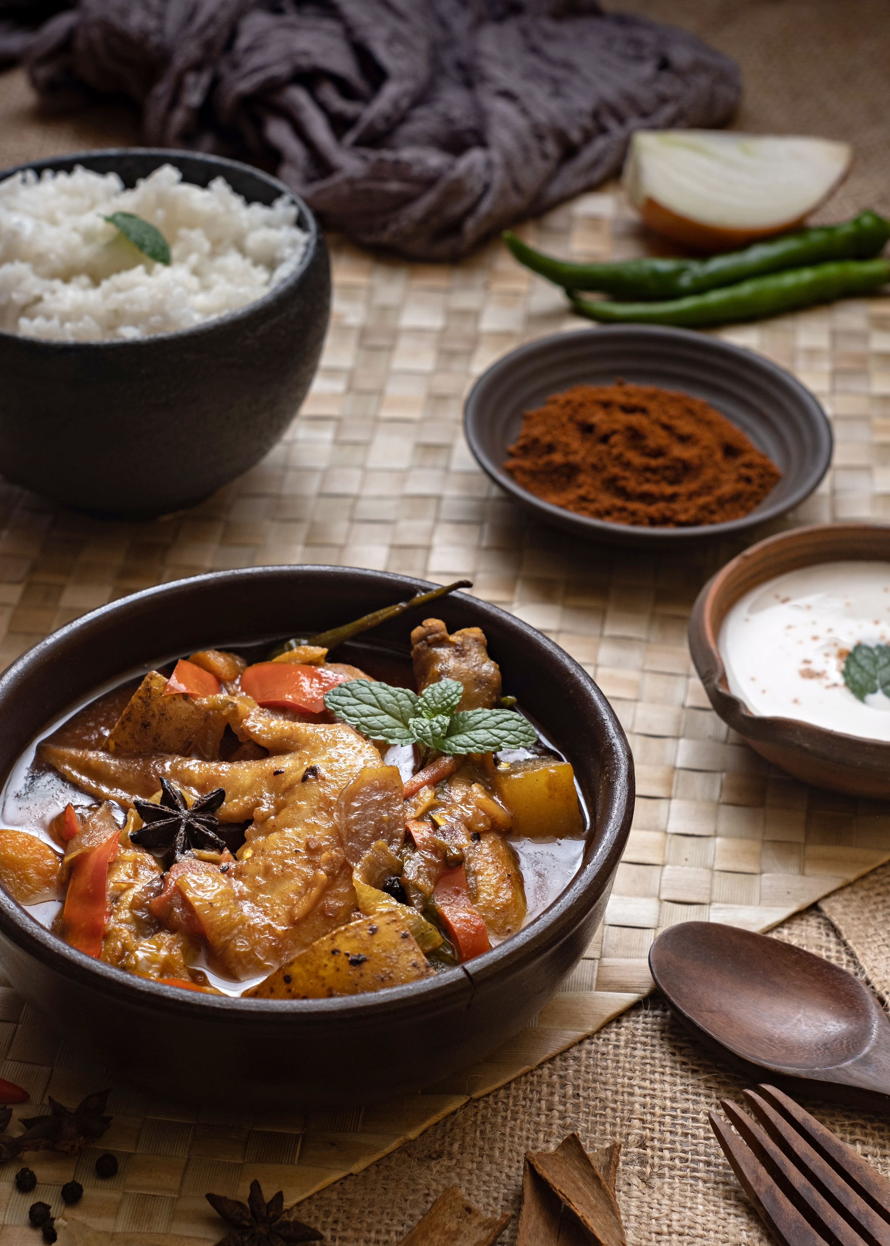 Curry Chicken in Bowl · Free Stock Photo