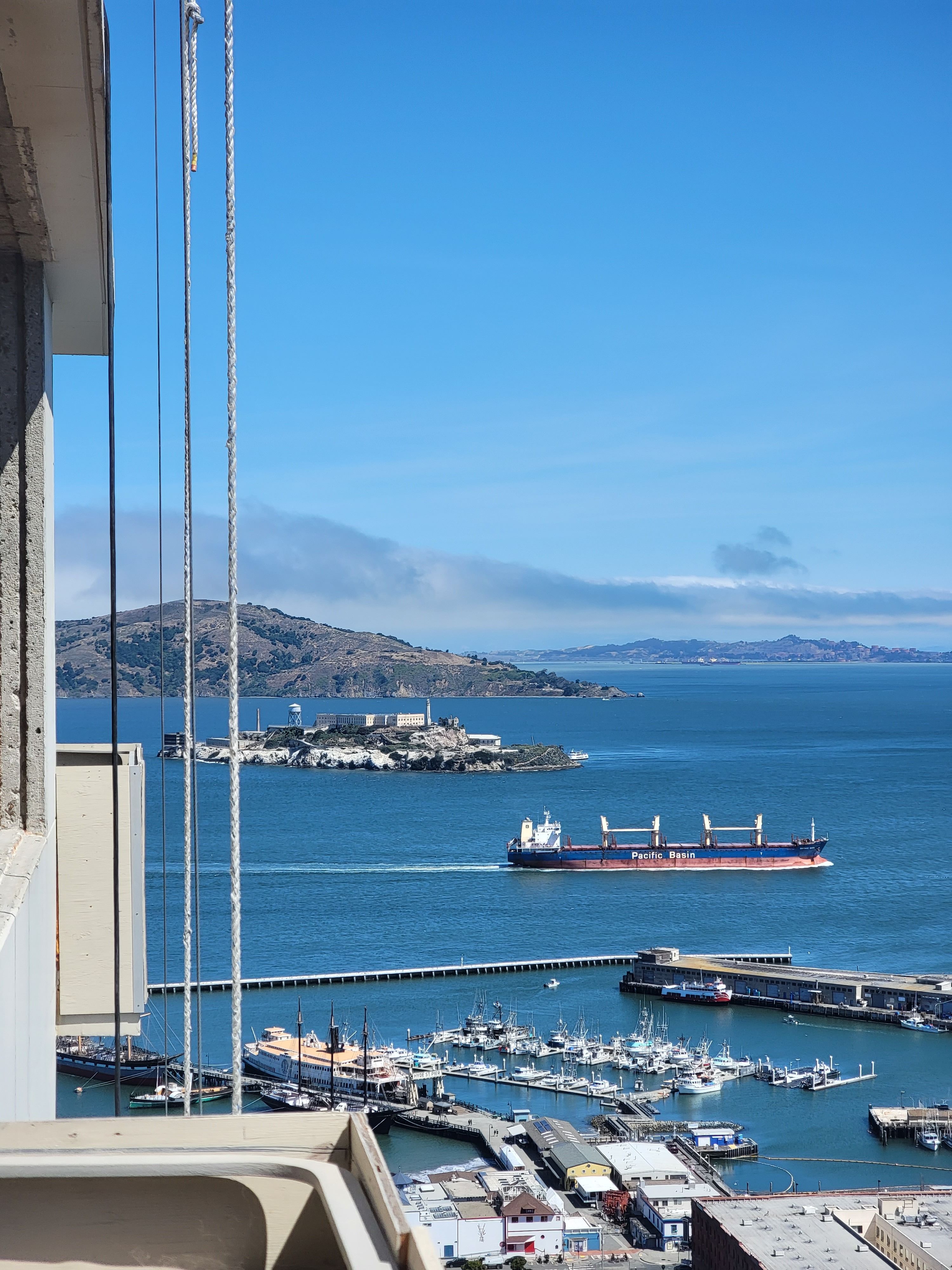 Alcatraz Island Viewed from the San Francisco Bay · Free Stock Photo