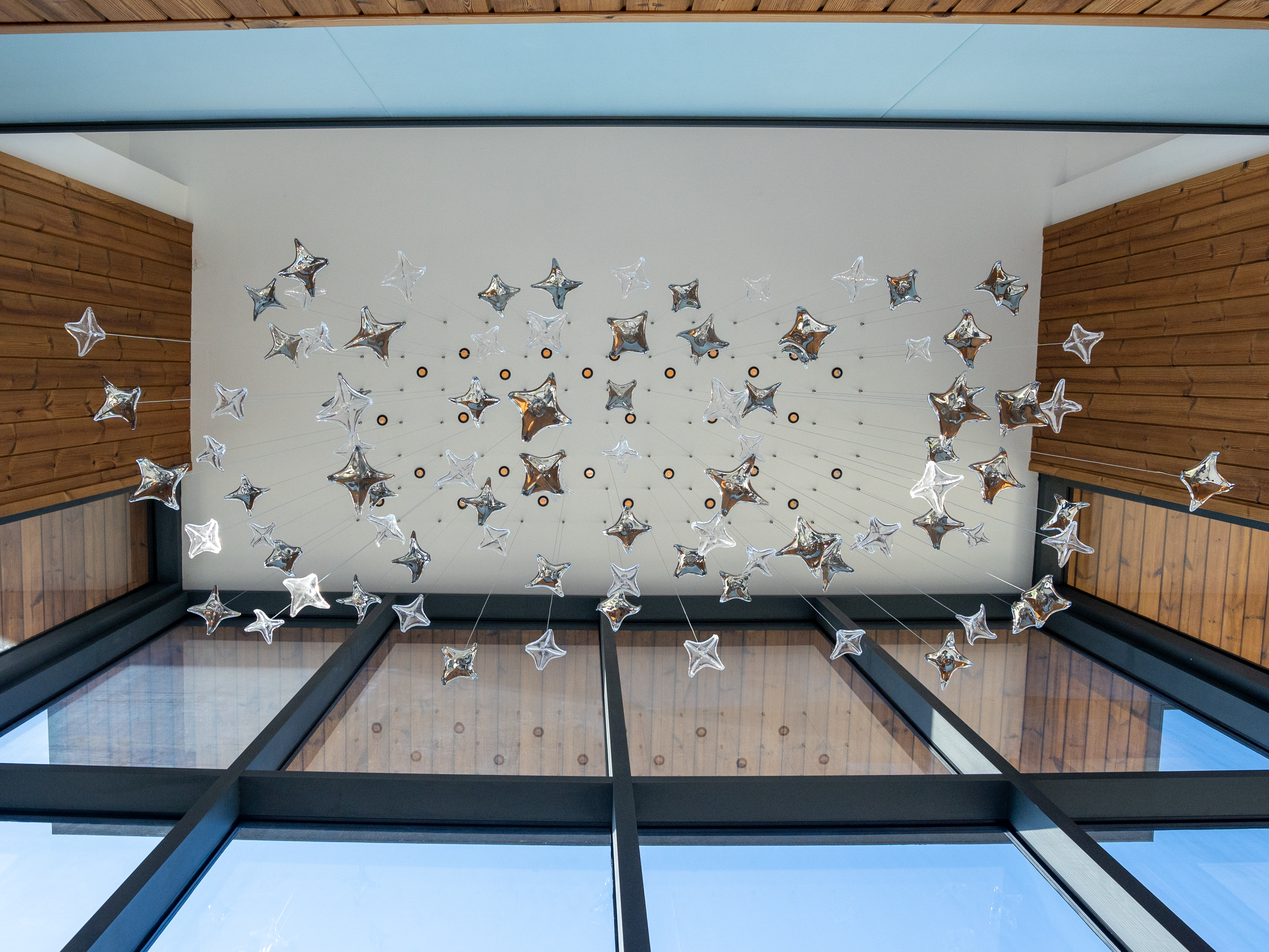 Stars Decoration Hanging under Ceiling · Free Stock Photo