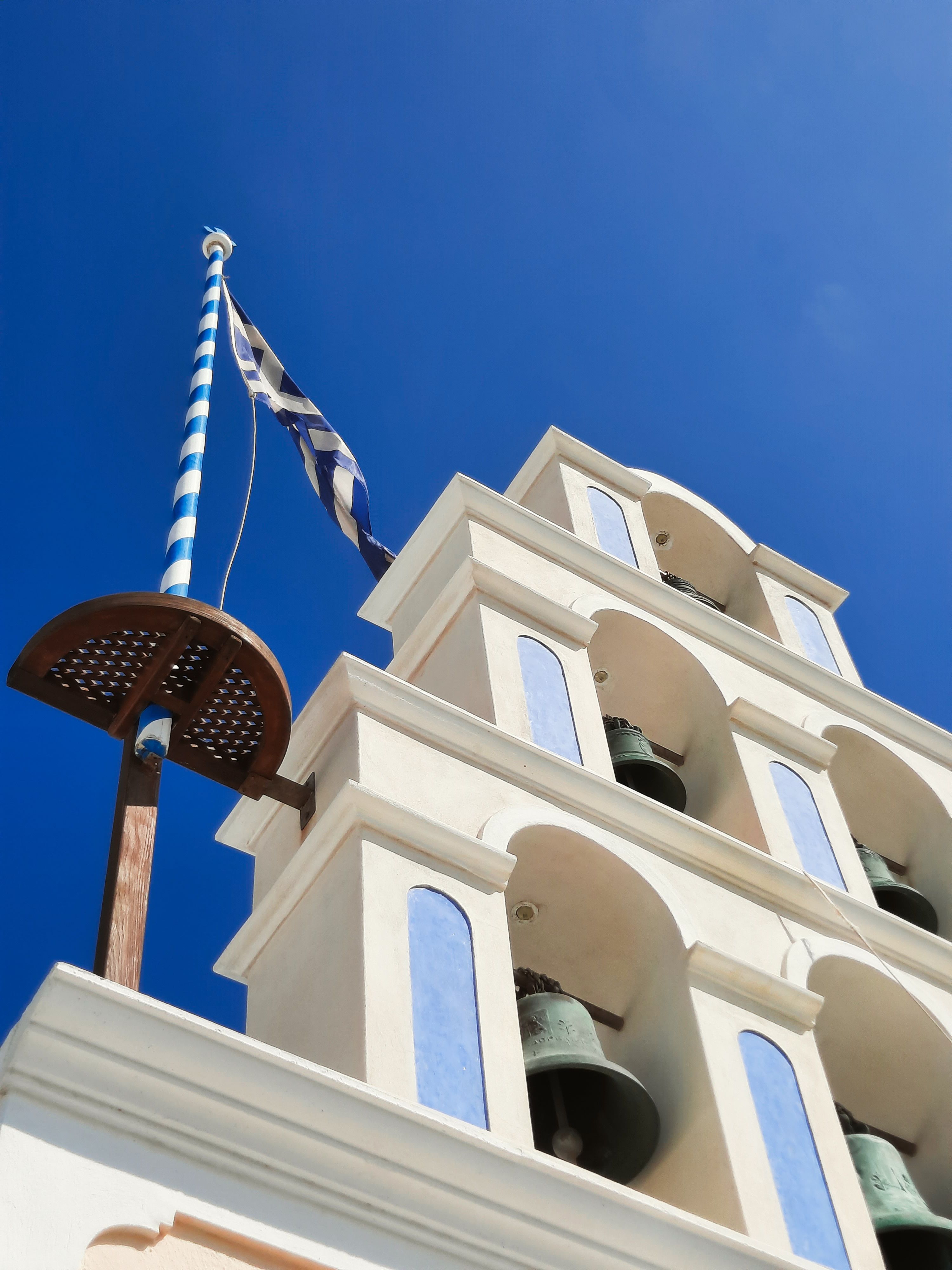 Bell Tower with Multiple Bells in Greece · Free Stock Photo