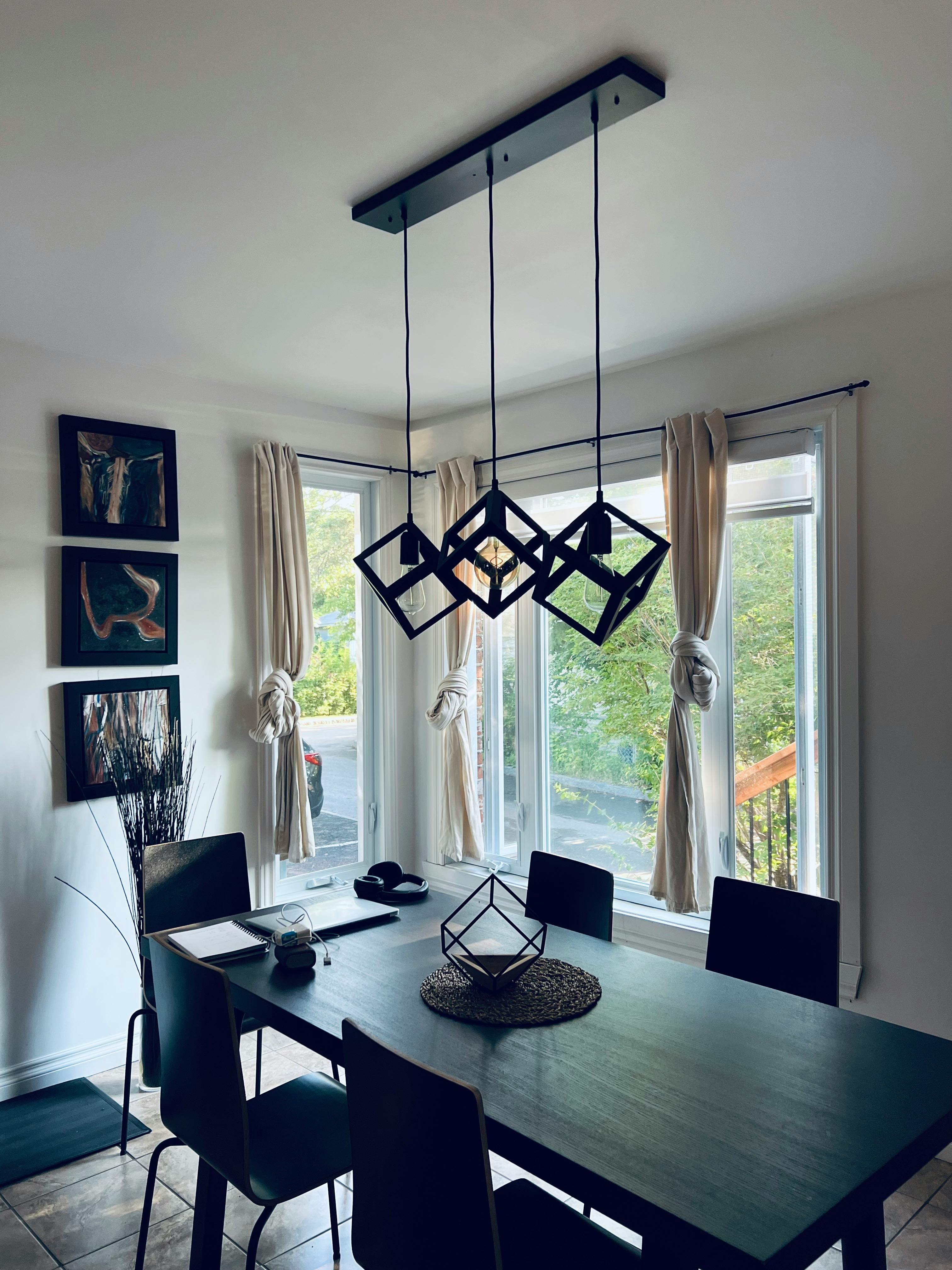 Decorative lamp over Table · Free Stock Photo