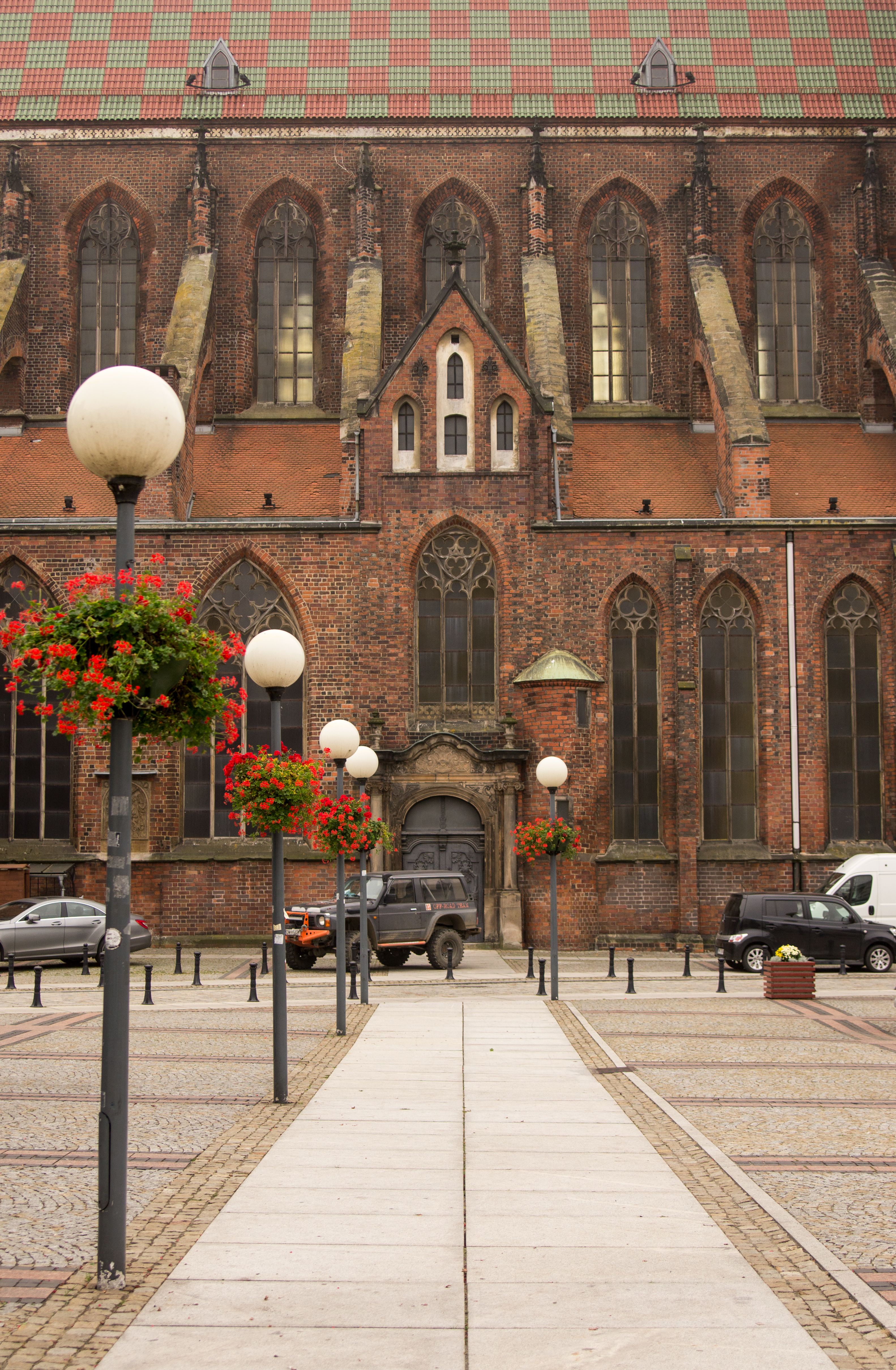 Exterior of a Gothic Church of St. Mary Magdalene in Wroclaw, Poland ...