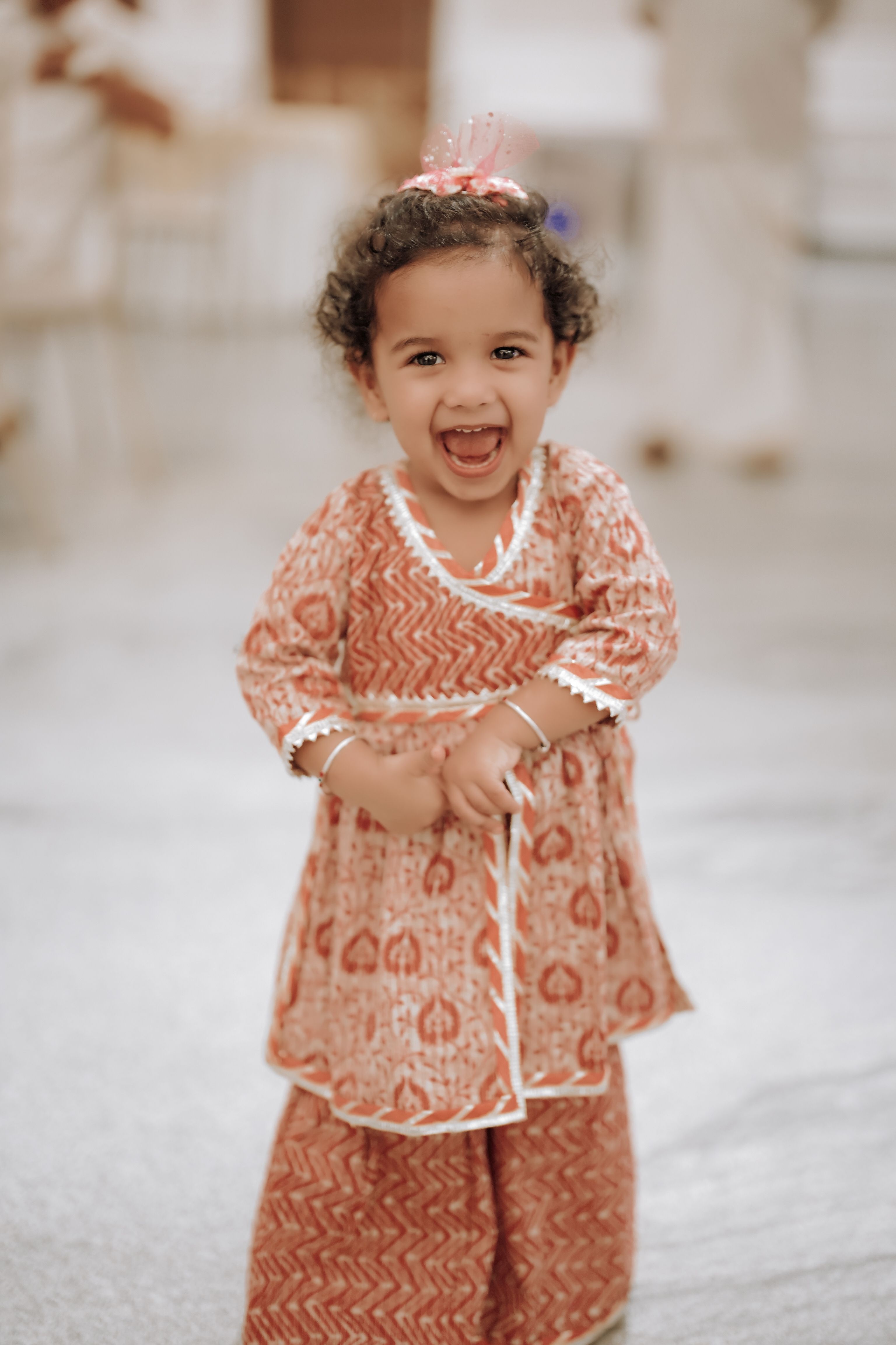 Portrait of Smiling Girl in Traditional Clothing · Free Stock Photo