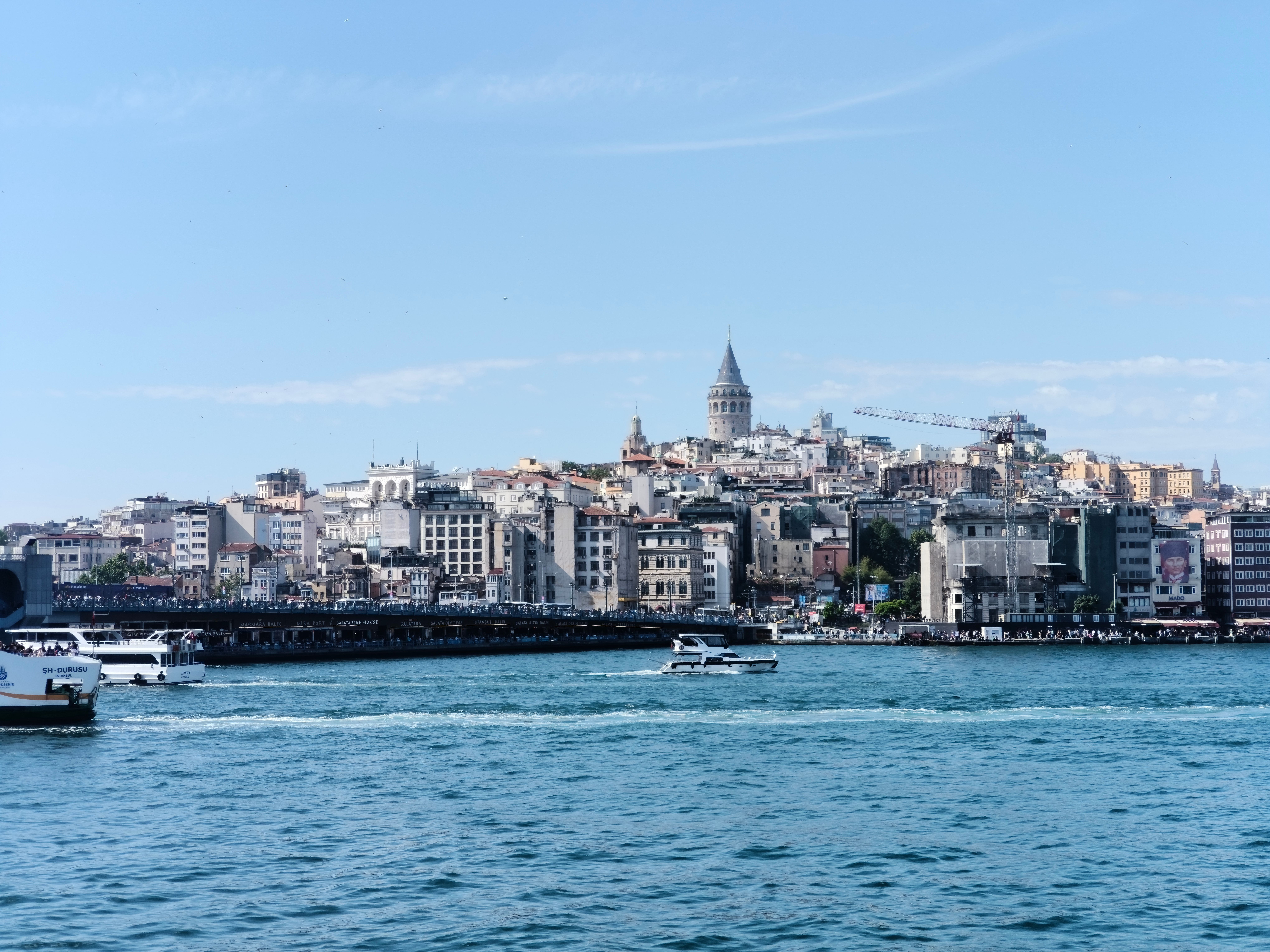 Skyline of Istanbul Viewed from the Bosphorus Strait · Free Stock Photo