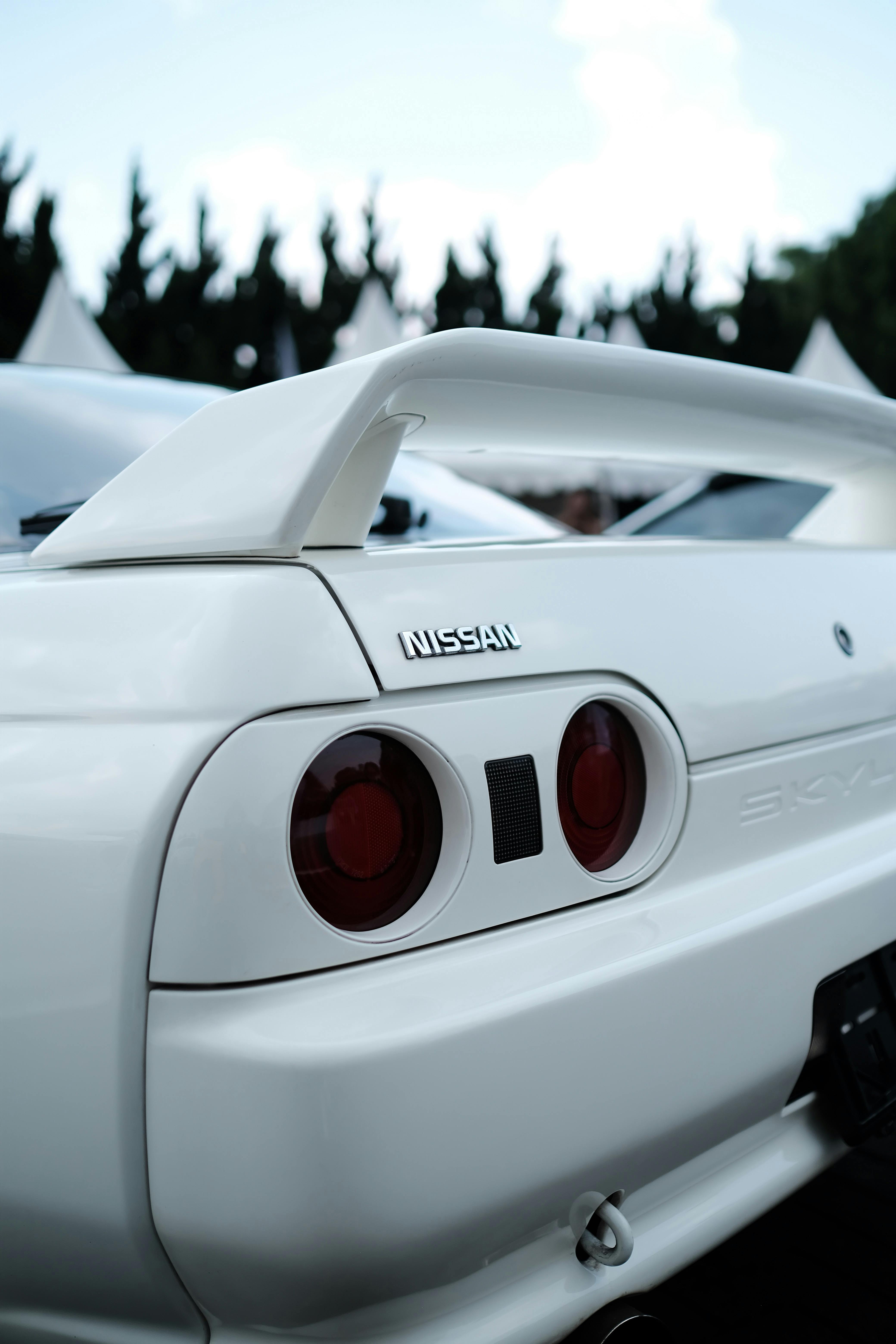 Back of White Sports Car · Free Stock Photo