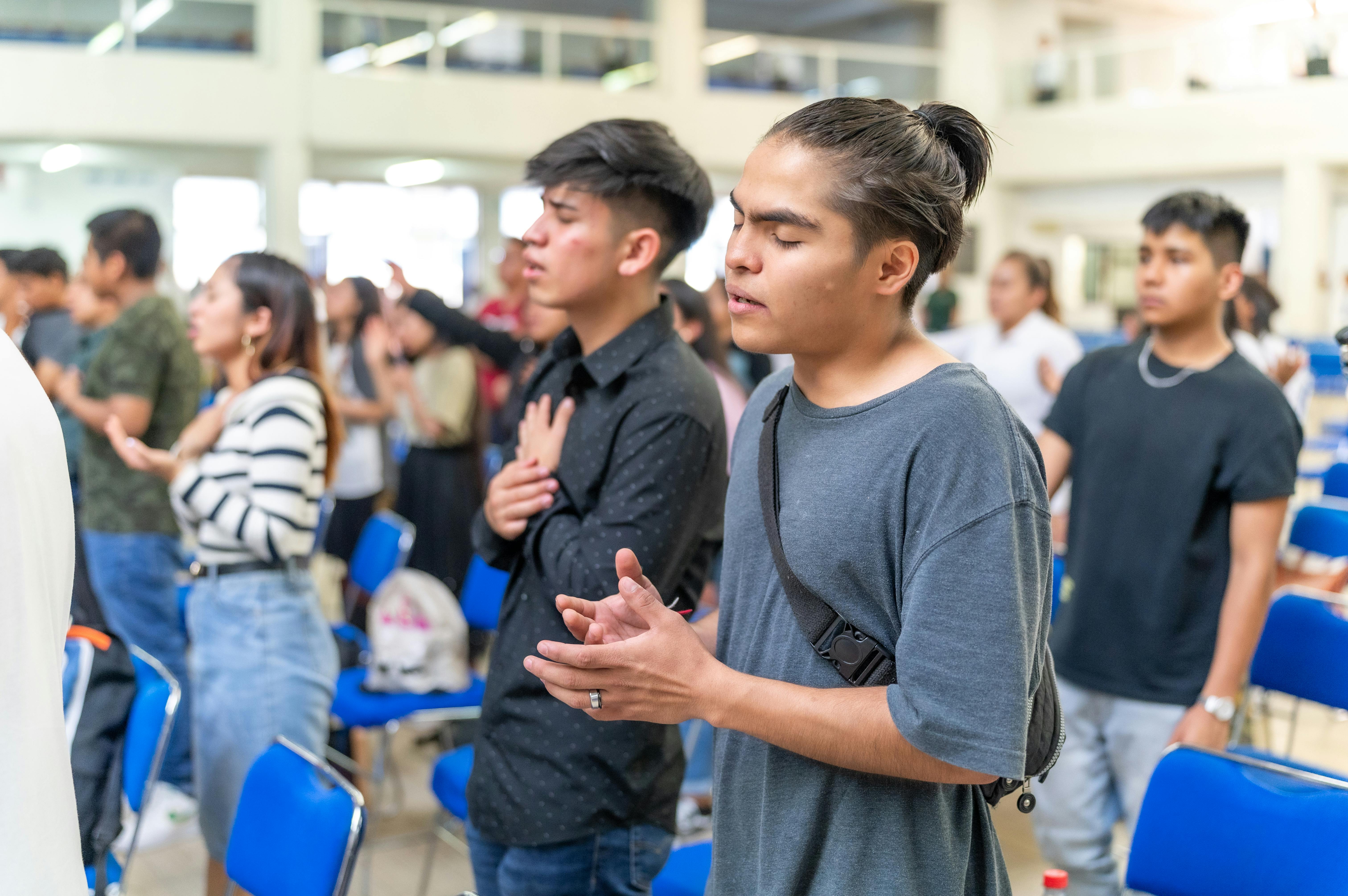 People Praying during Service · Free Stock Photo