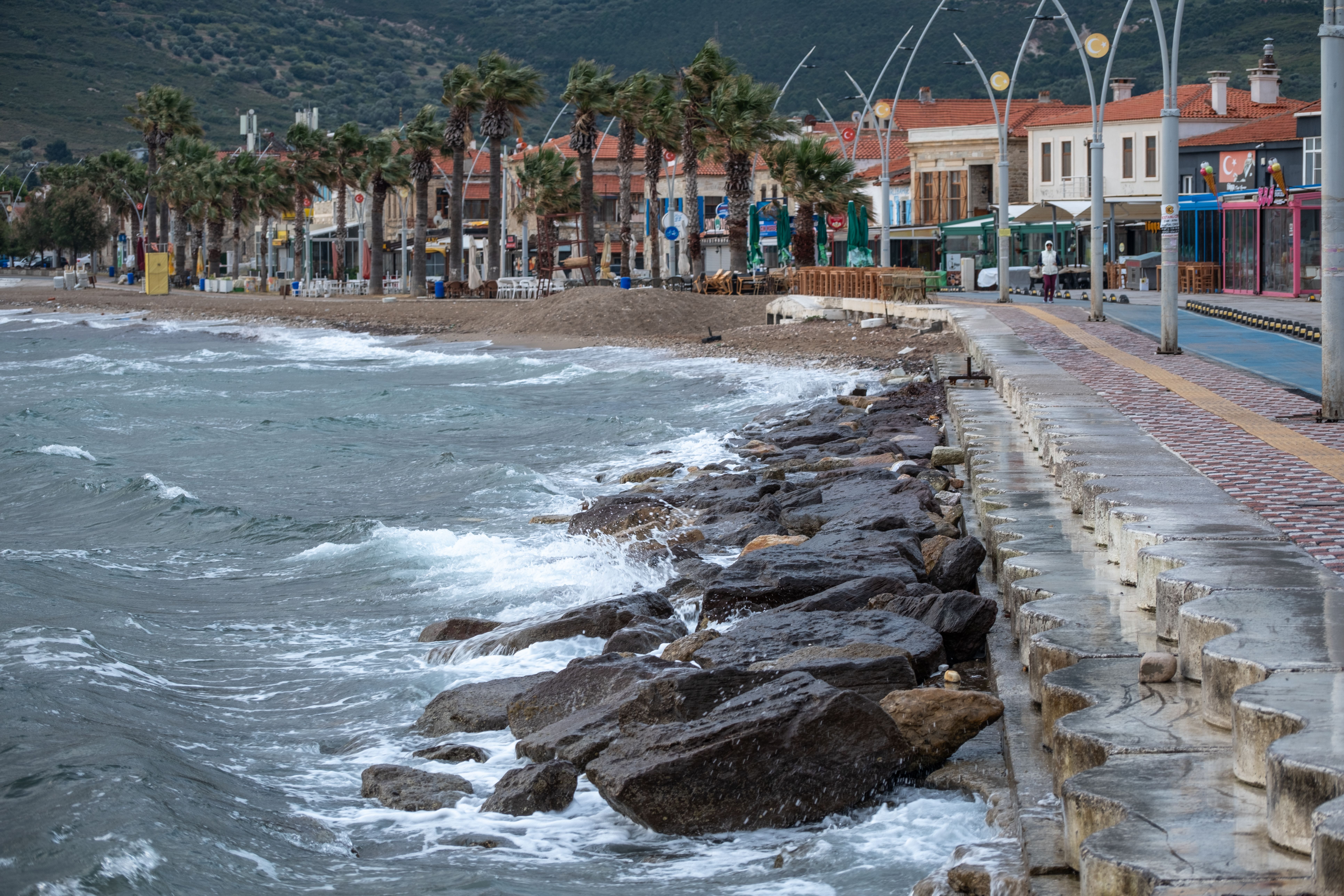 Rocks Along Promenade on Seashore · Free Stock Photo