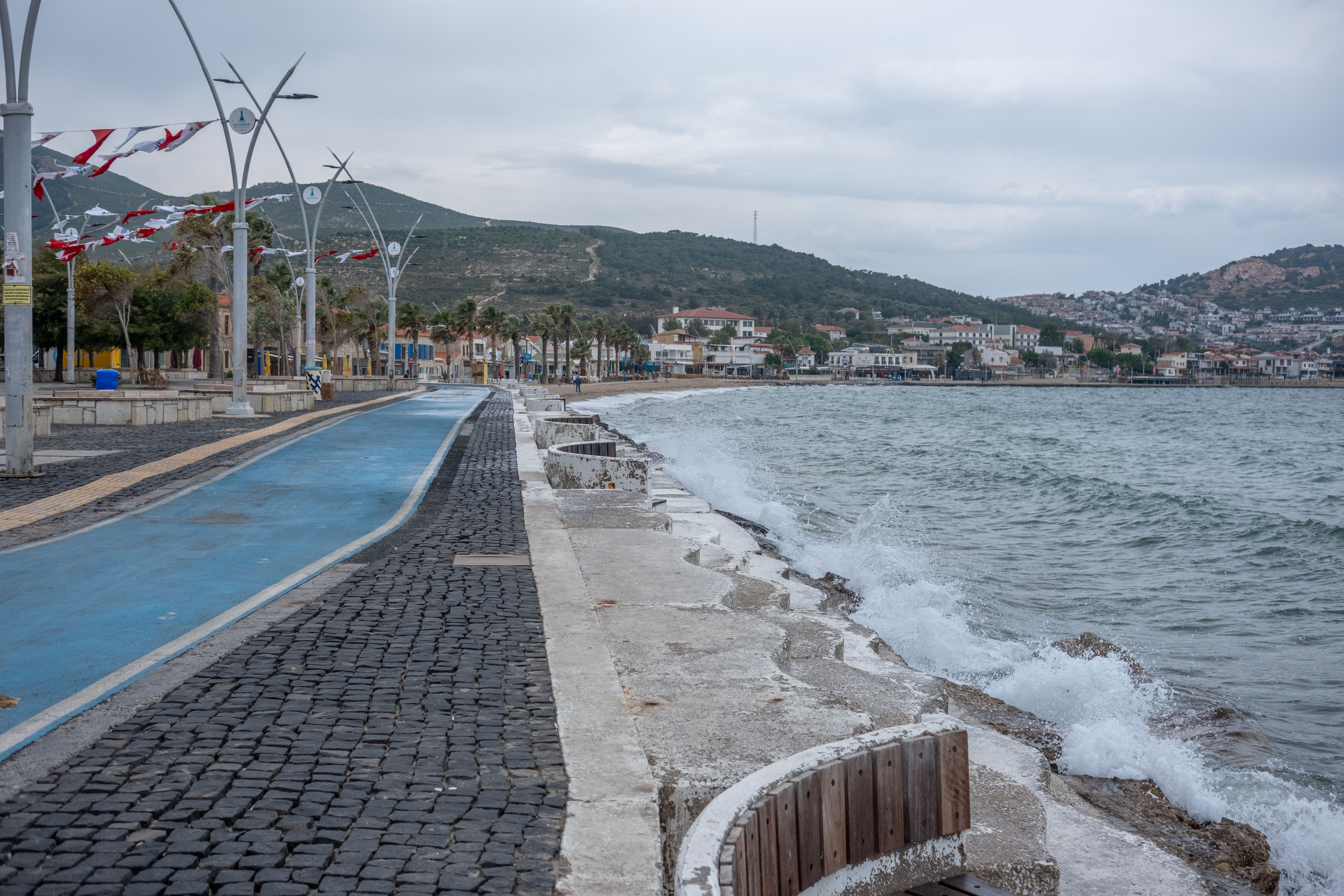 Promenade Along Seashore in Phokaia, Turkey · Free Stock Photo