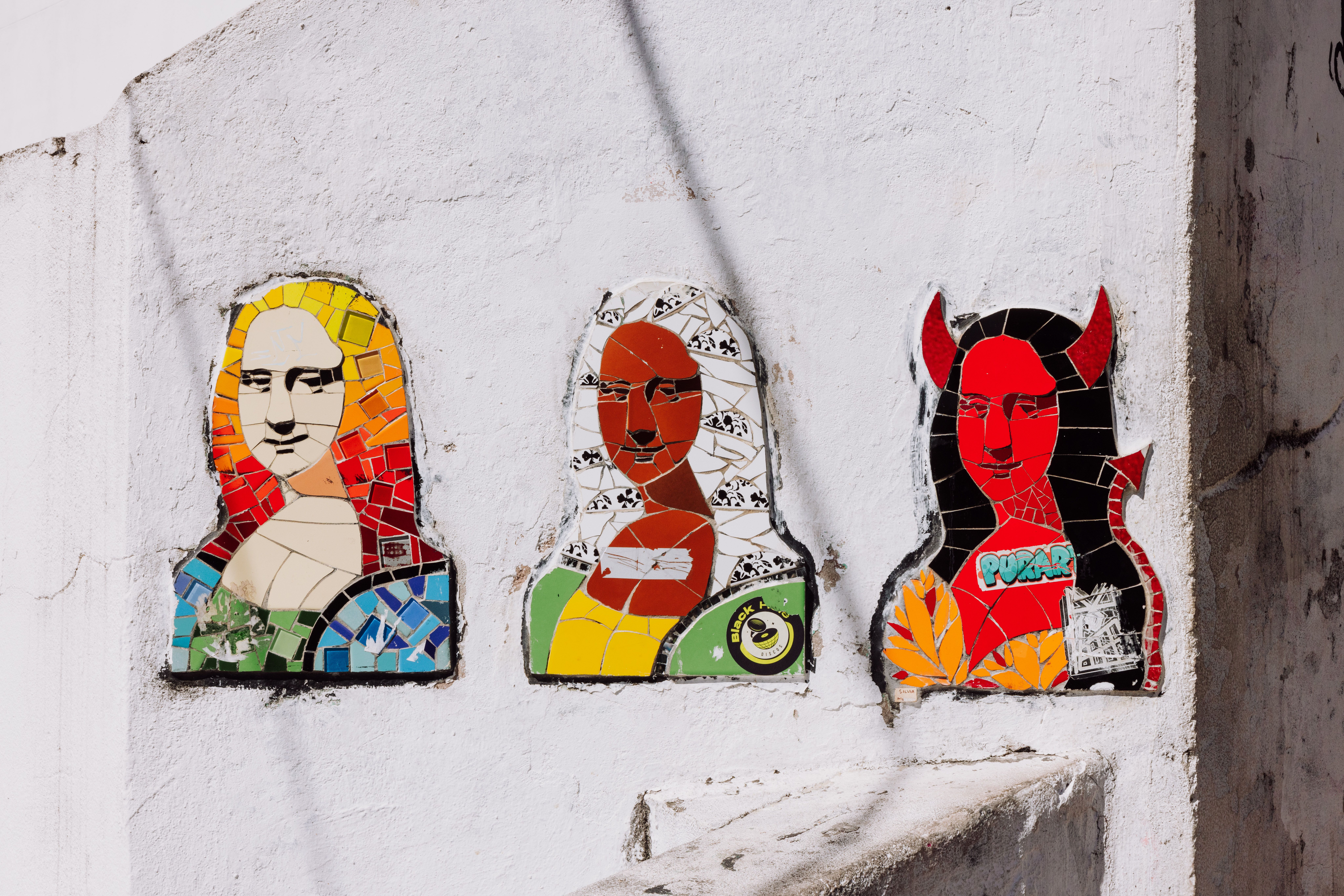 Mosaic Art on Wall in Rio de Janeiro · Free Stock Photo