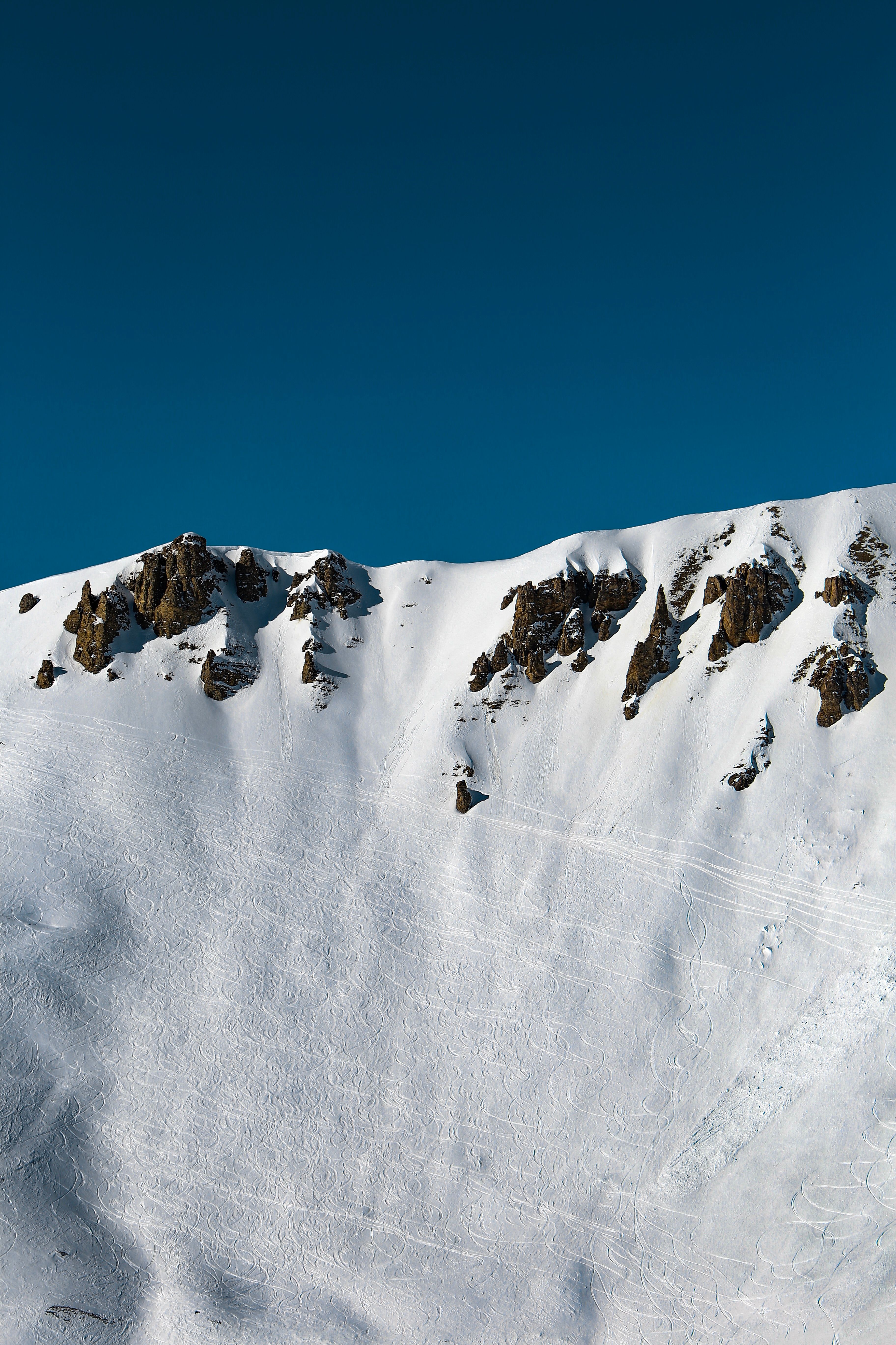 Mountain Covered With Snow · Free Stock Photo