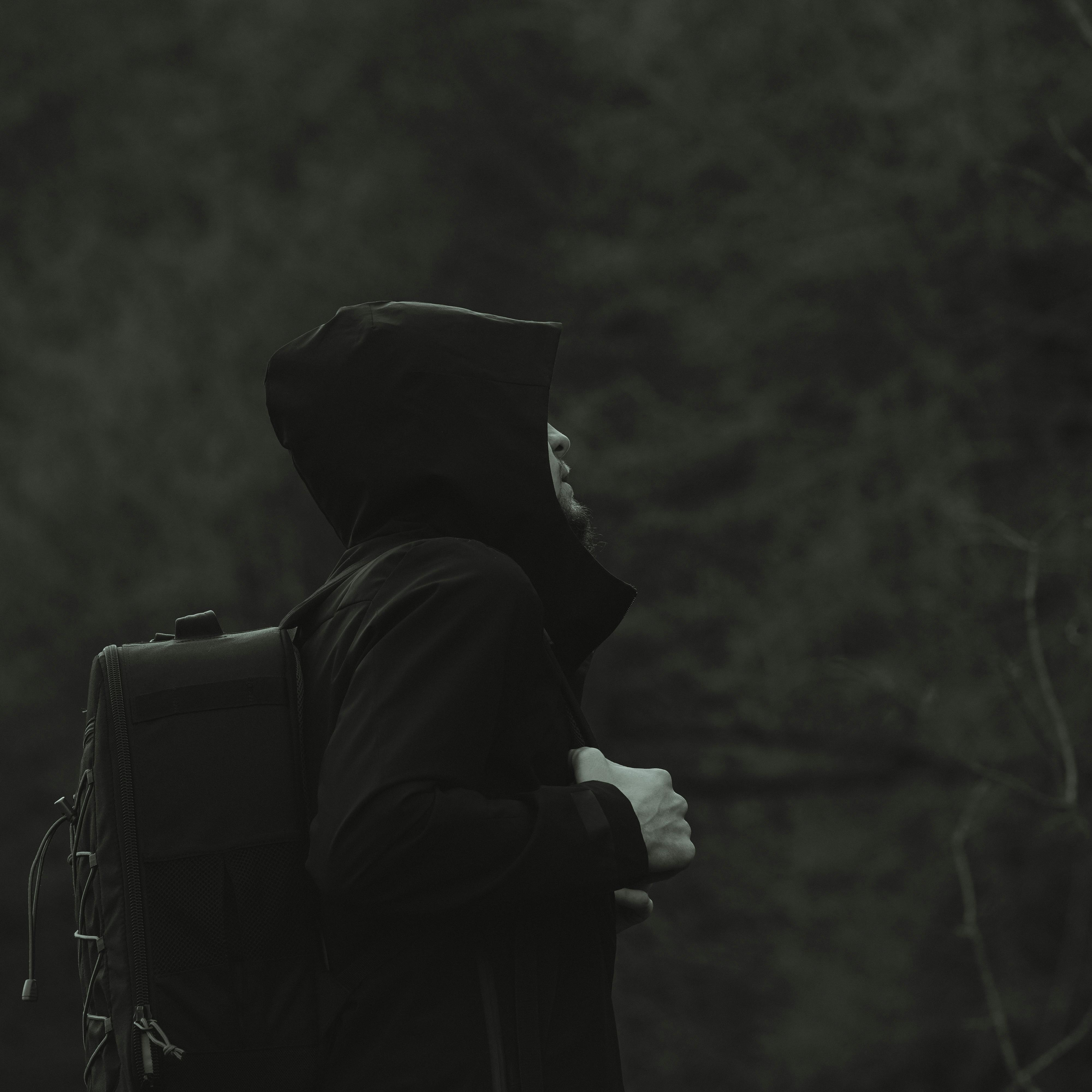 Grayscale Photo of Human Hand · Free Stock Photo