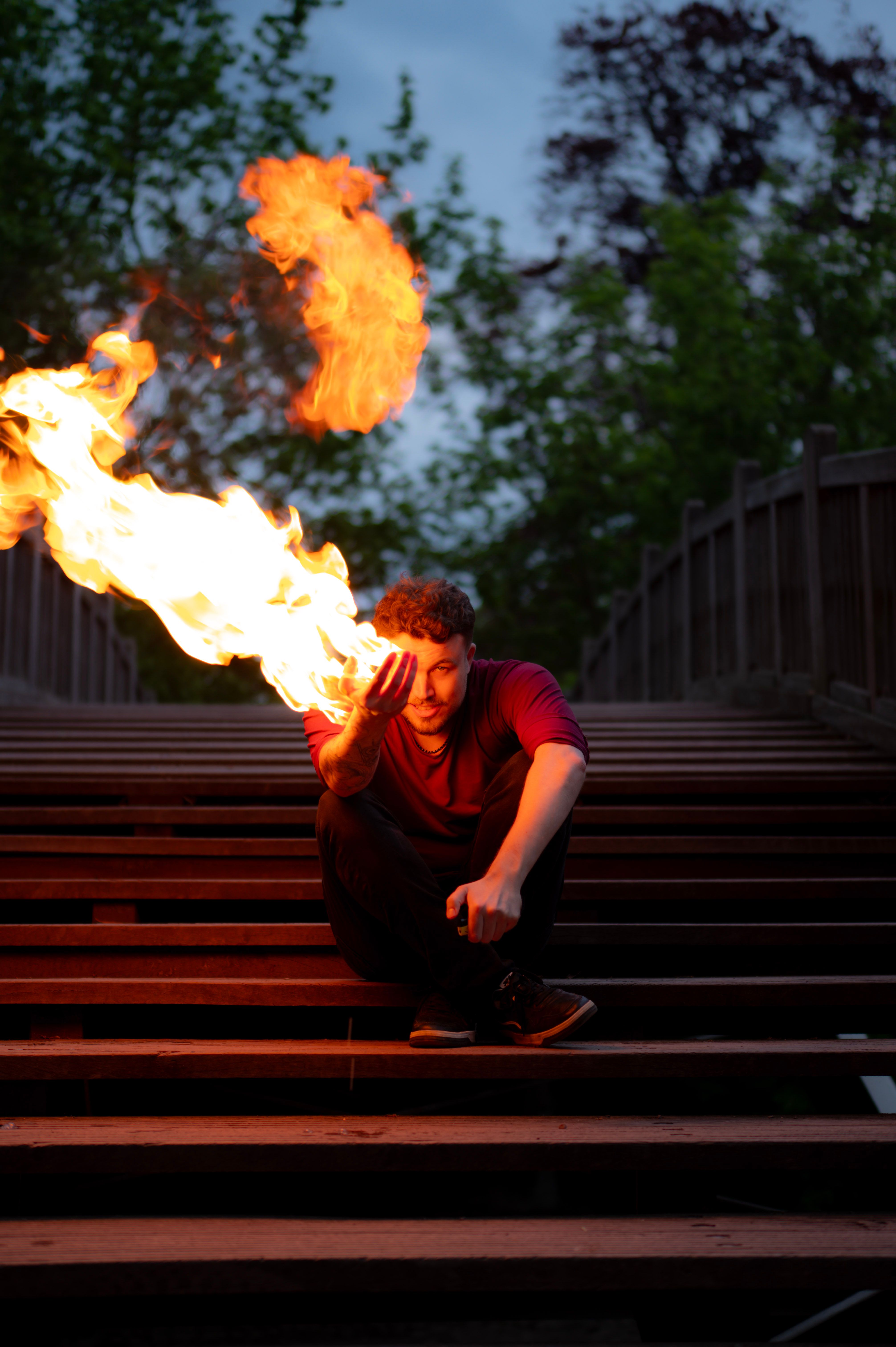 Fire Coming Out of a Hand · Free Stock Photo