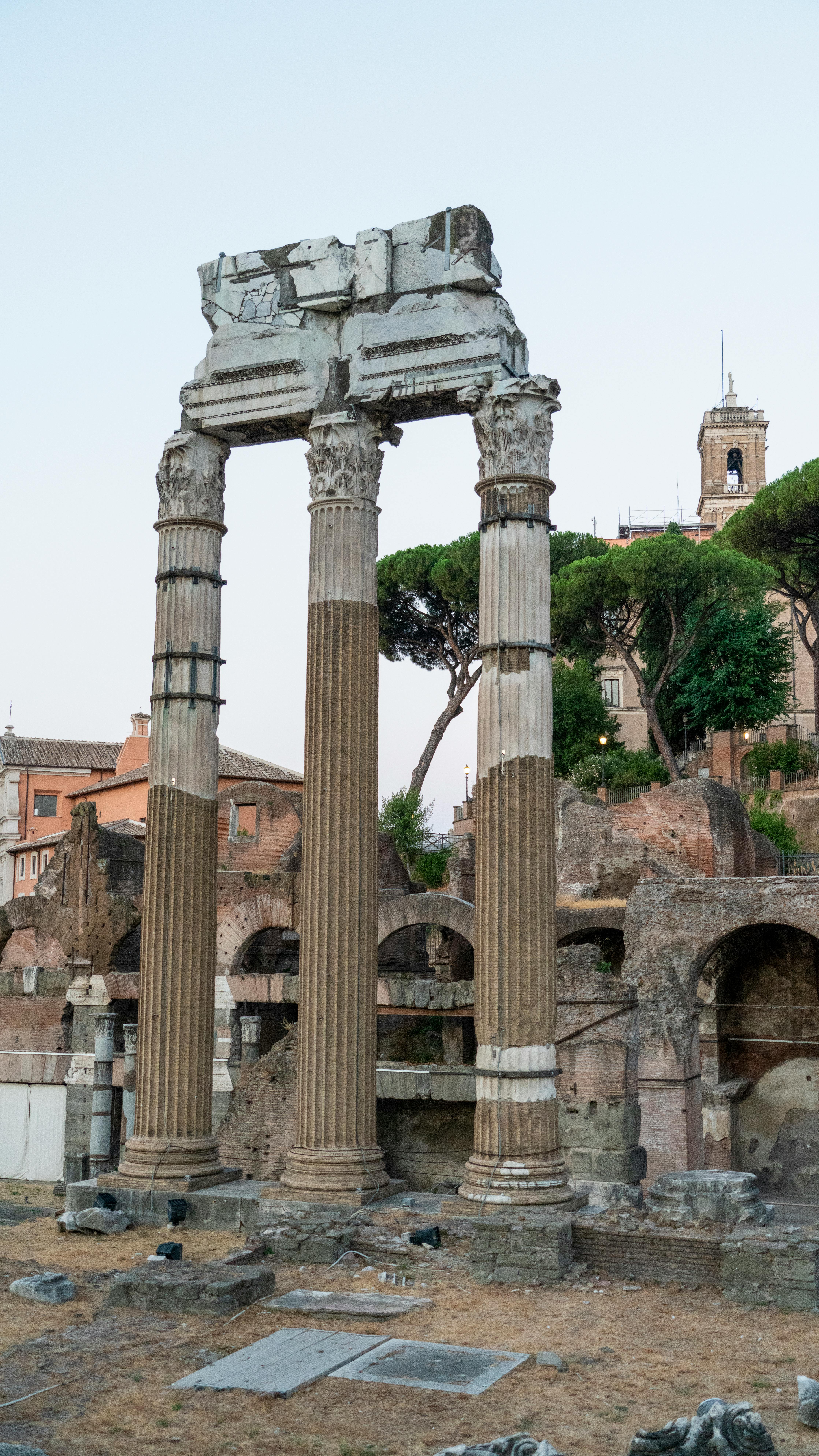 Columns in Temple in Rome · Free Stock Photo