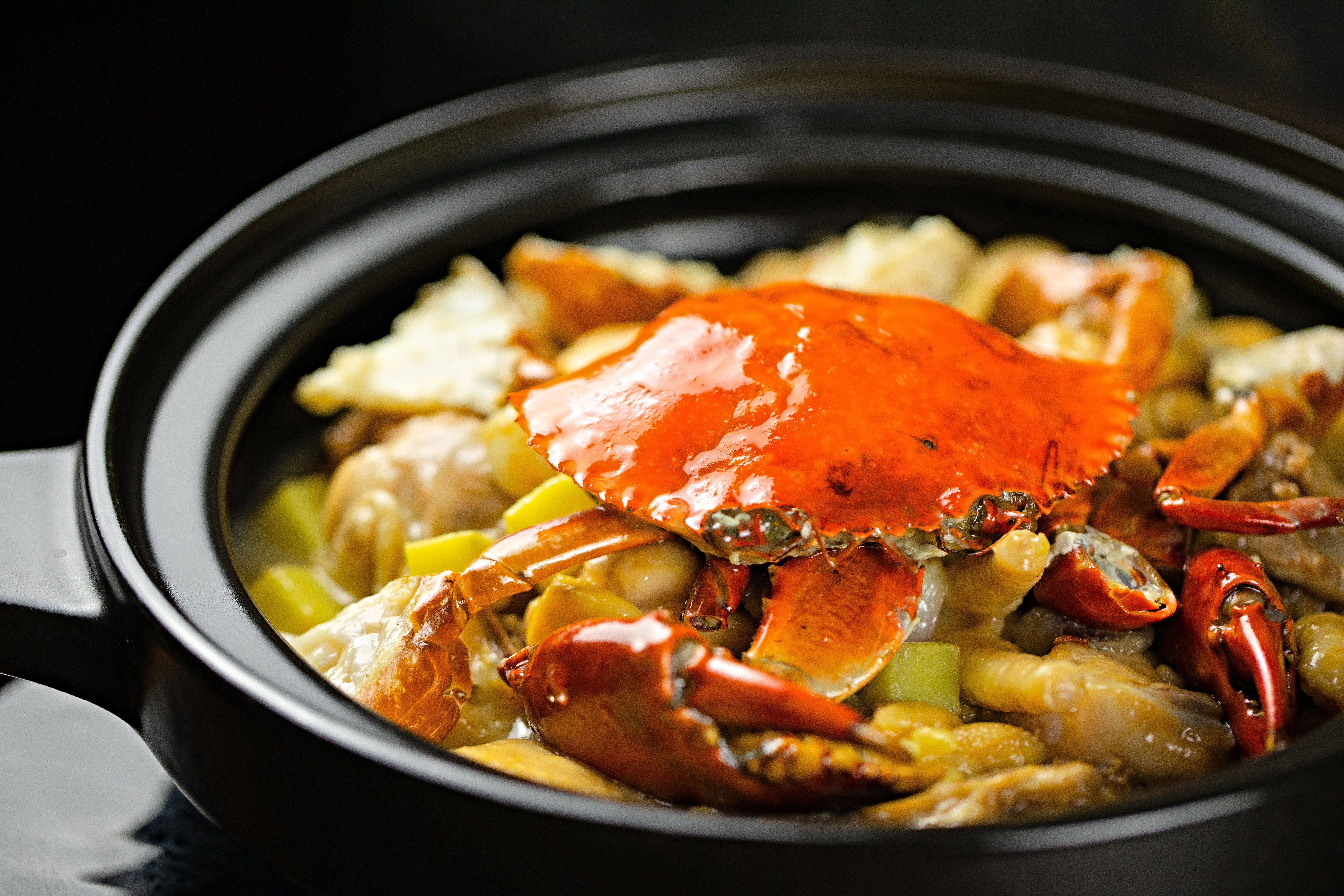 Crab Served on a Pan · Free Stock Photo