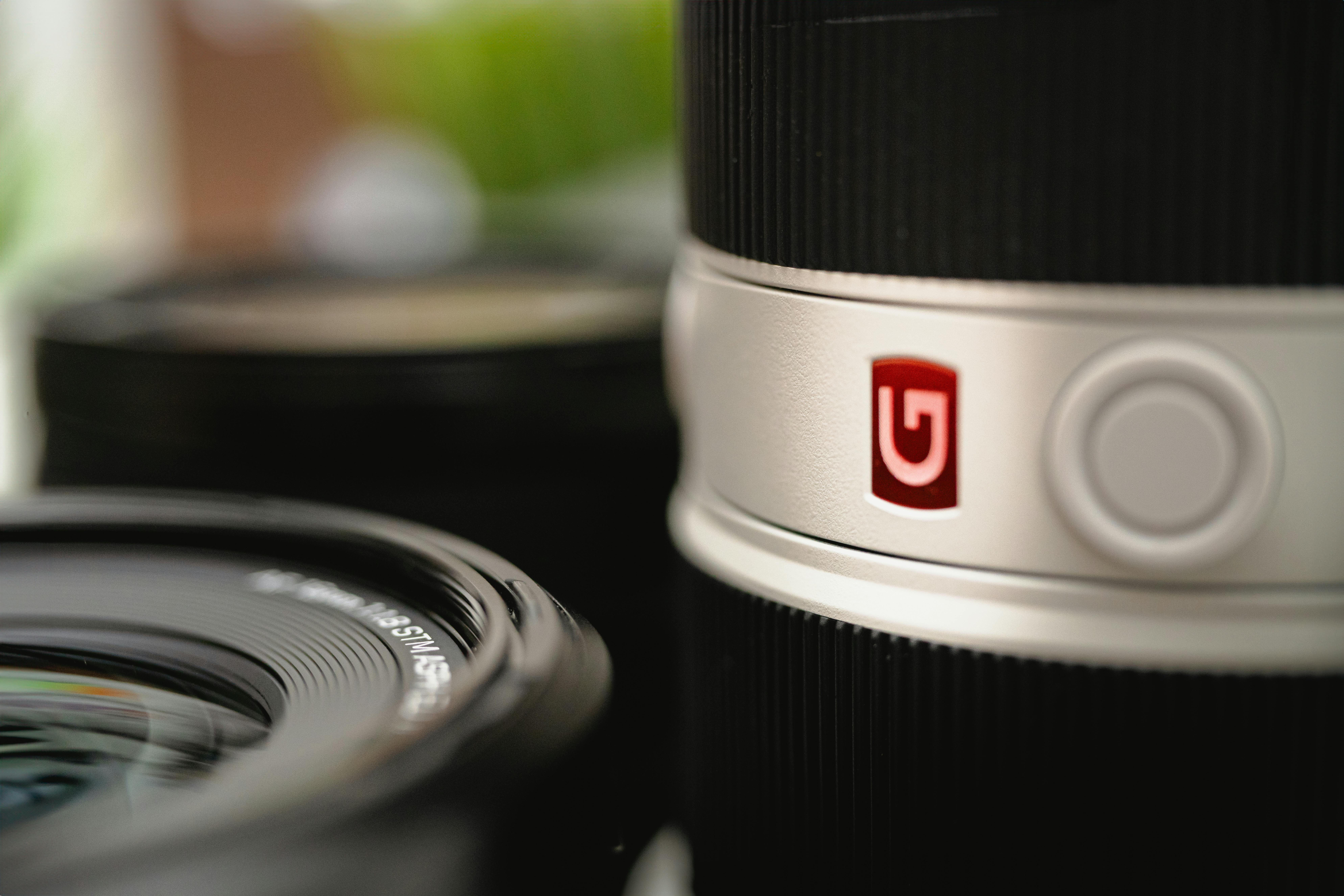 Close-up of Sony Camera Lenses · Free Stock Photo
