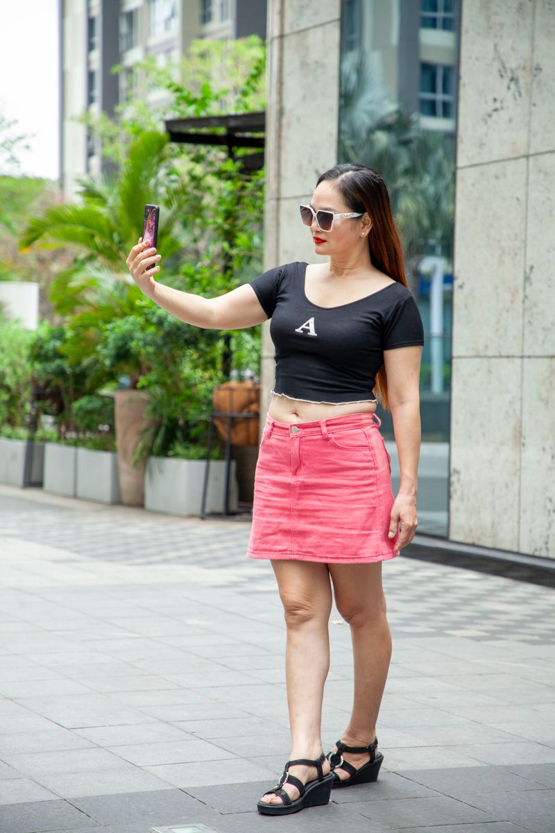 Mini Skirt Selfie Photos Download The Best Free Mini Skirt Selfie