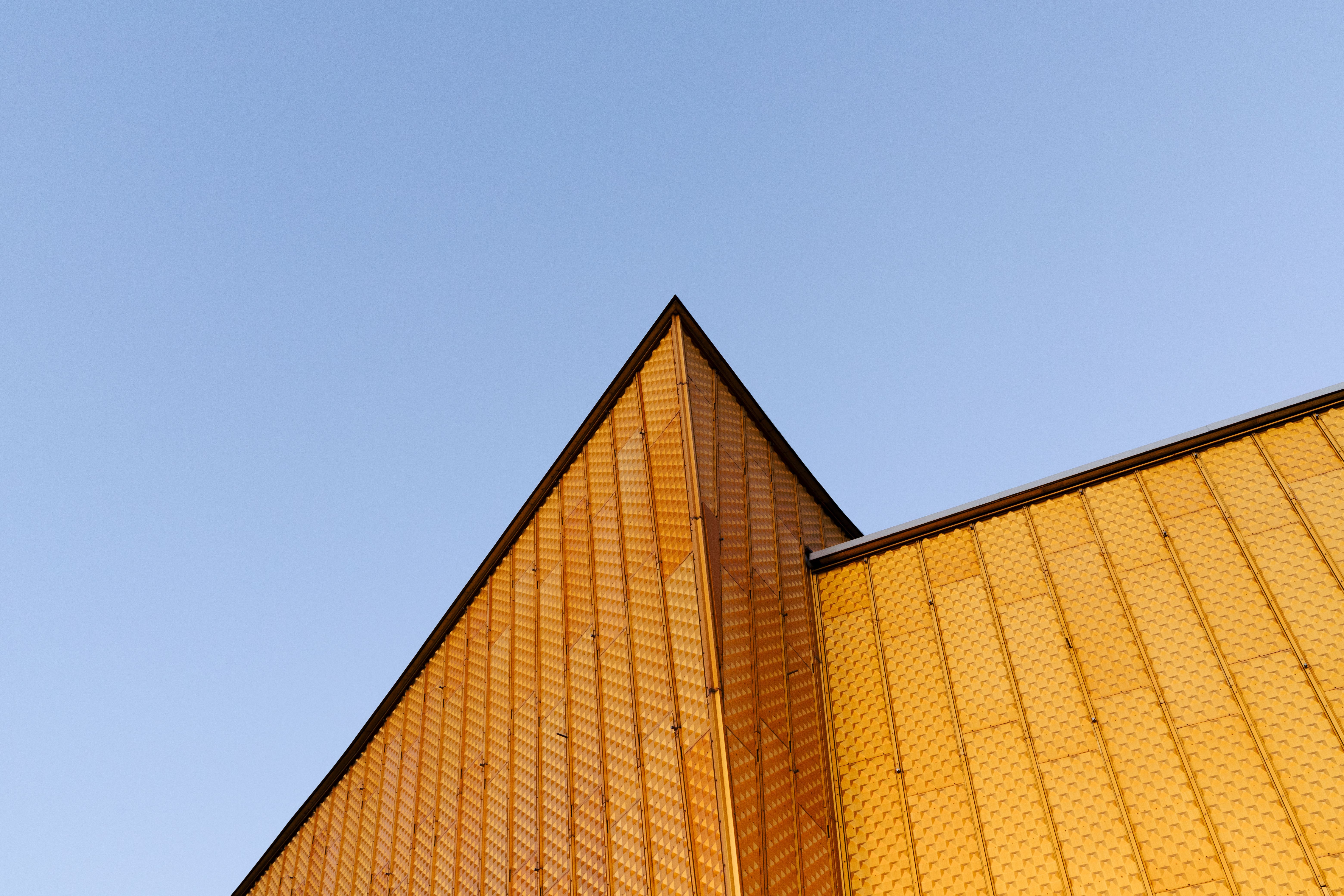 Corner of a Yellow Building · Free Stock Photo