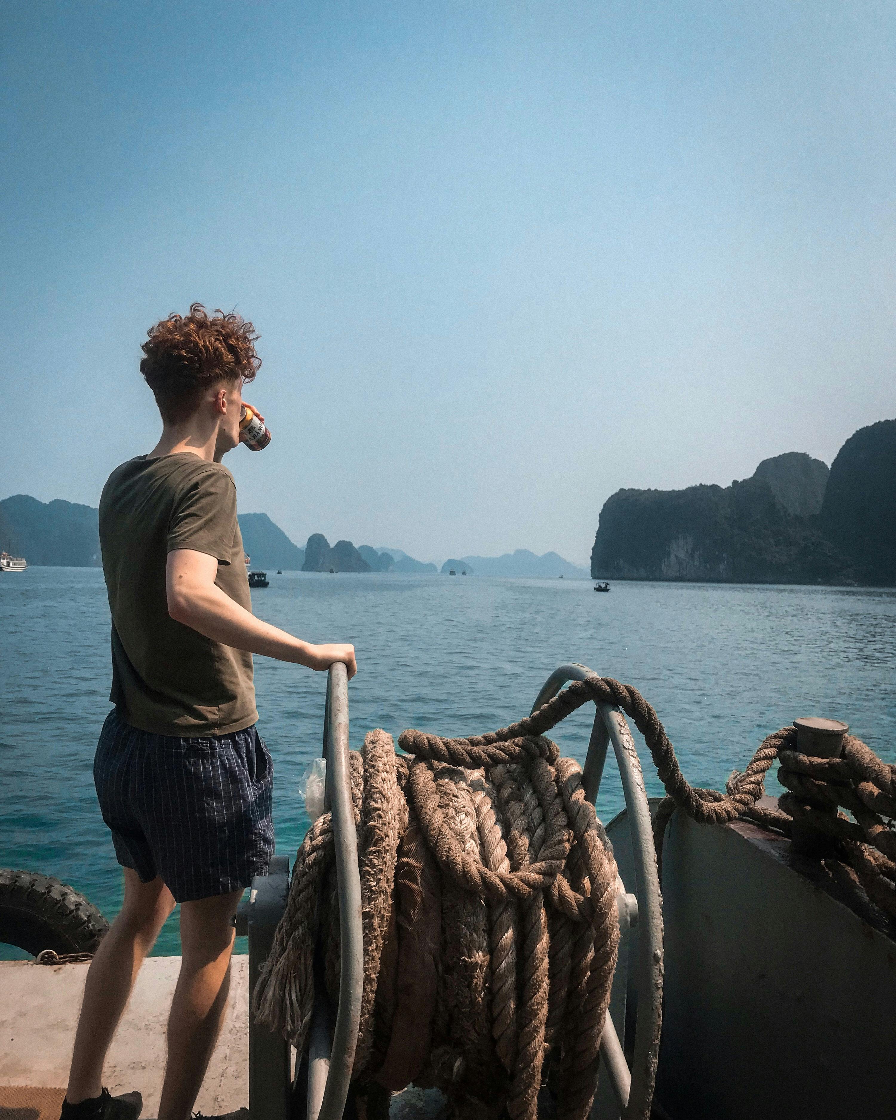 Man Standing On A Deck · Free Stock Photo