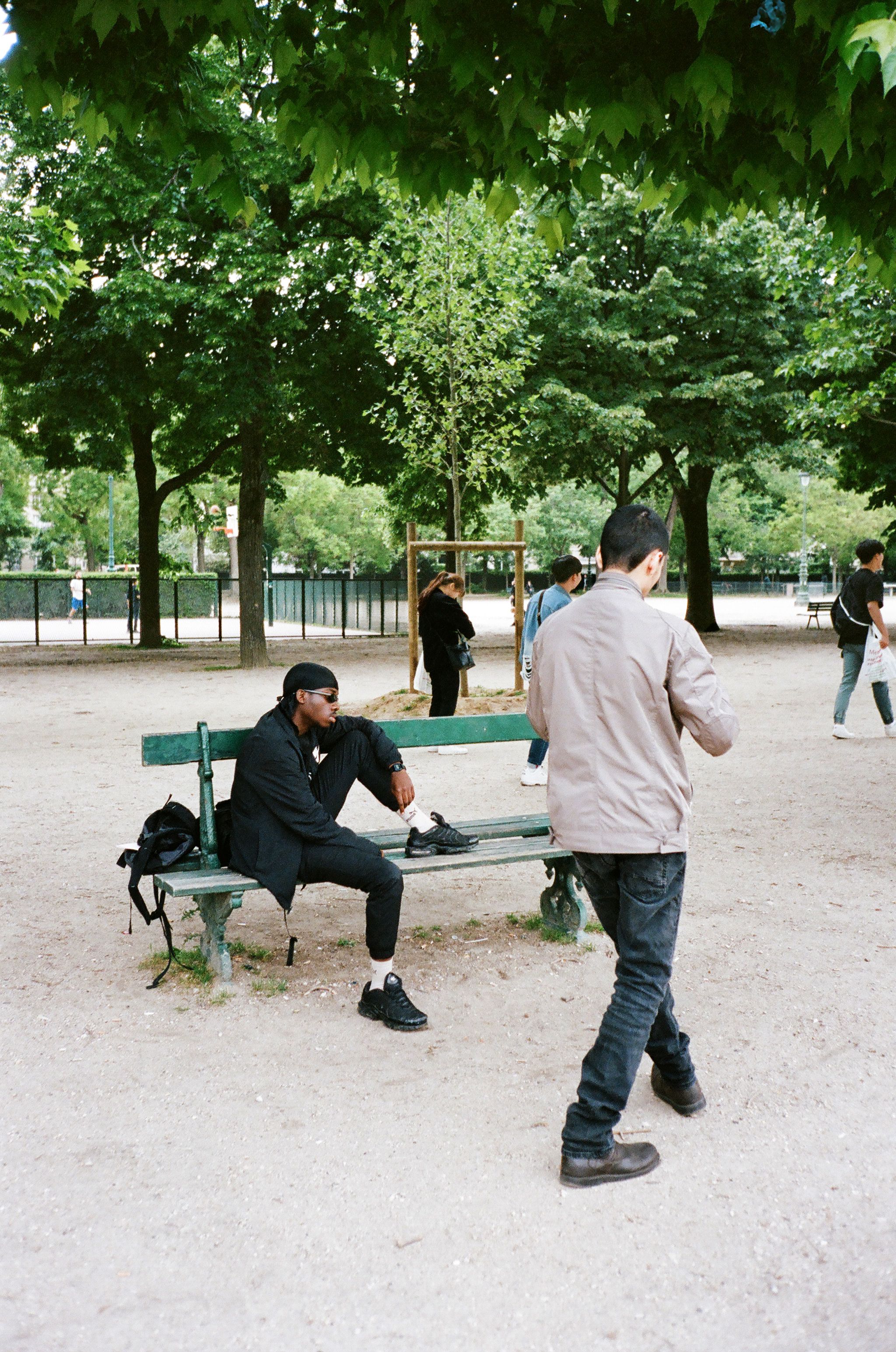 Two Men Sitting on Bench · Free Stock Photo
