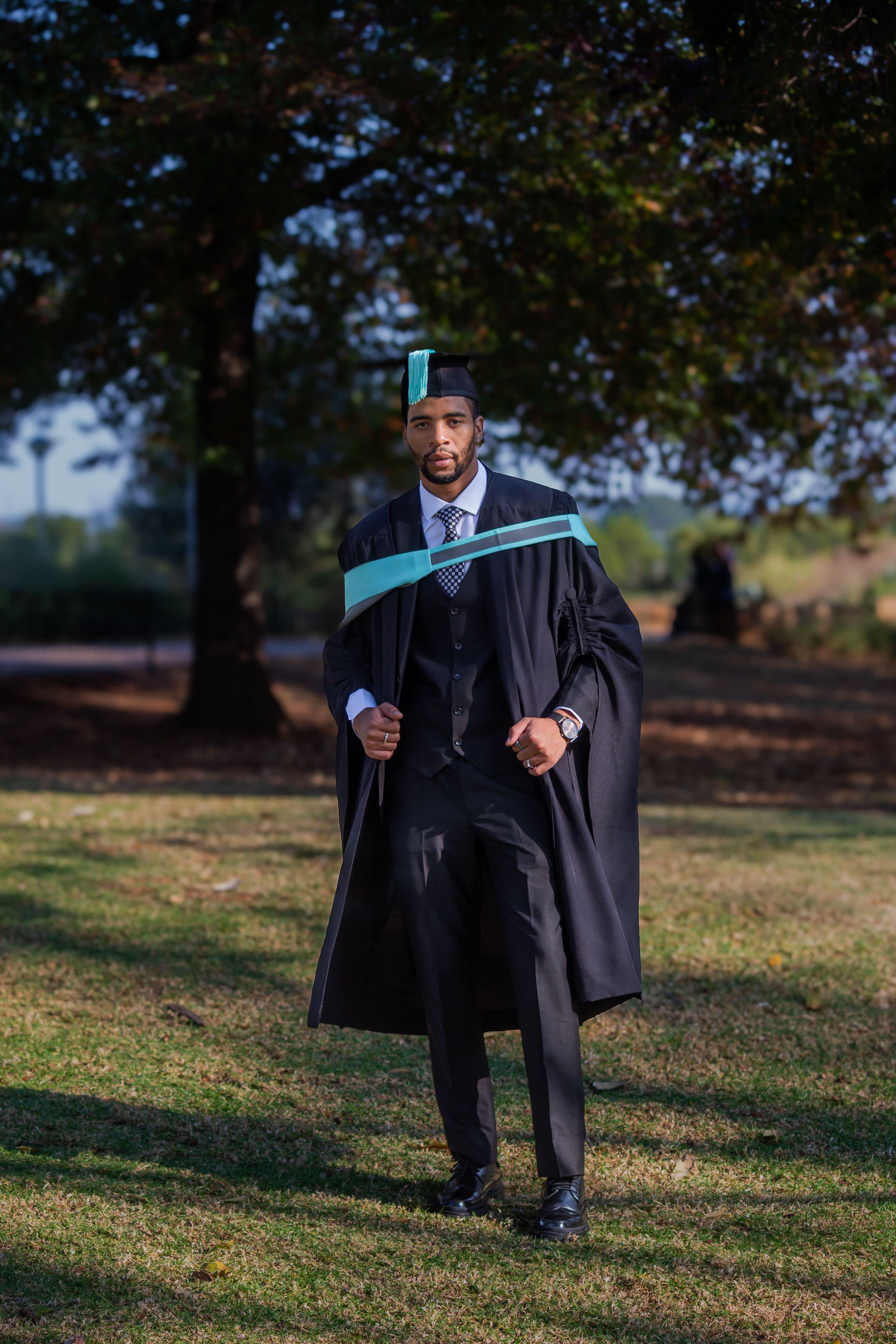 Man in Suit and Academic Hat · Free Stock Photo