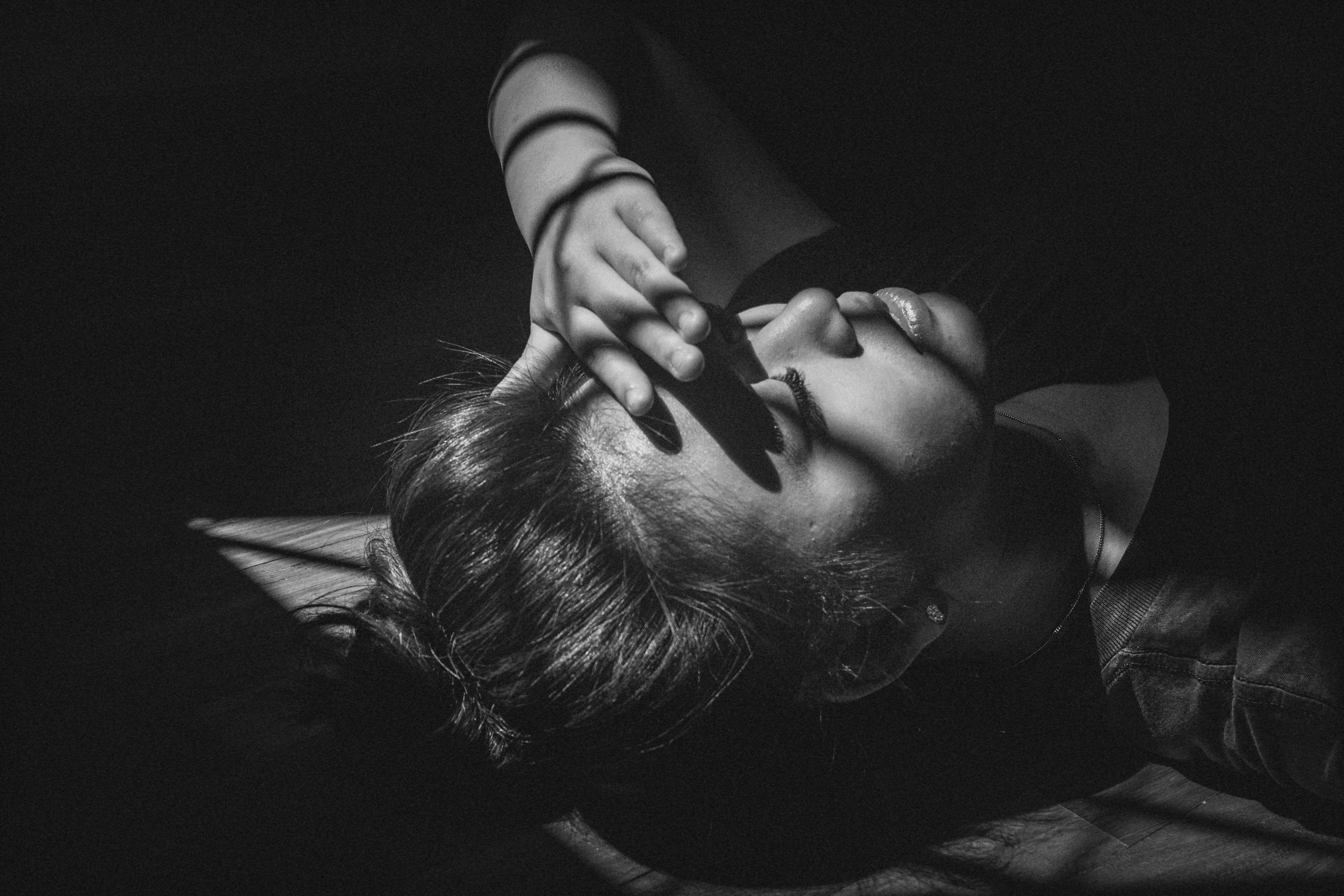 Greyscale Photography Of Person · Free Stock Photo