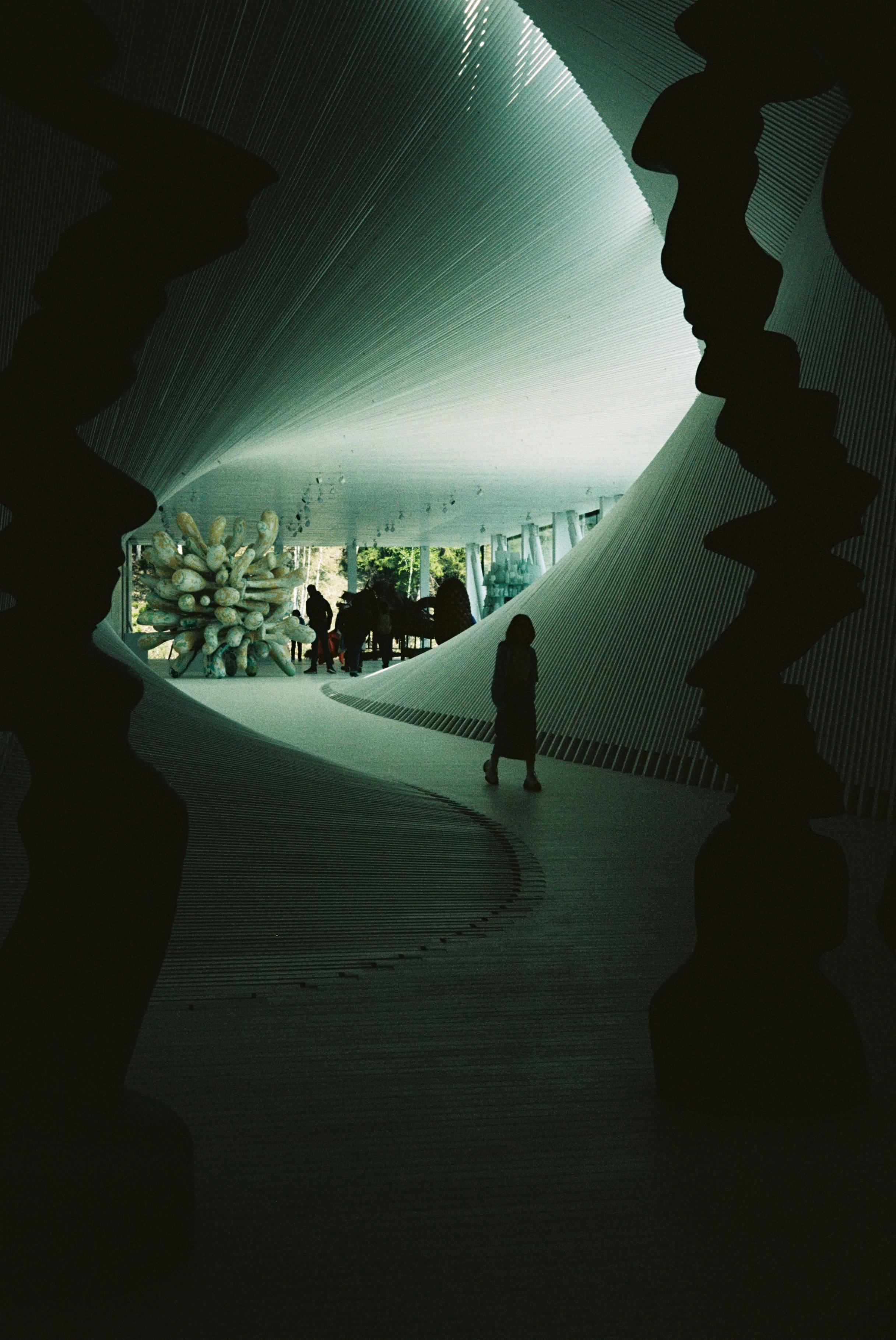 Interior of the Twist Bridge at the Kistefos Museum in Norway · Free ...