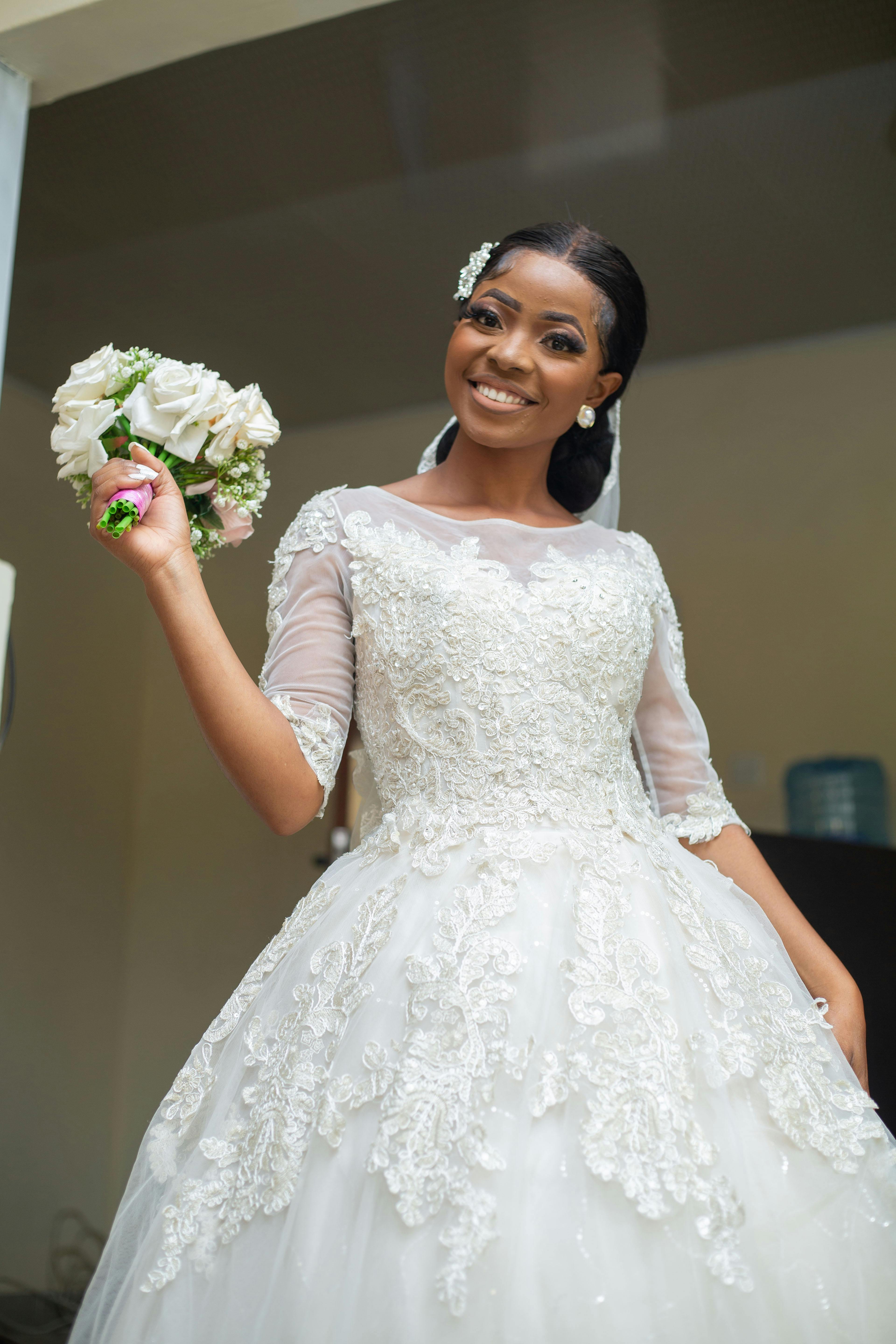 Woman in Wedding Dress · Free Stock Photo
