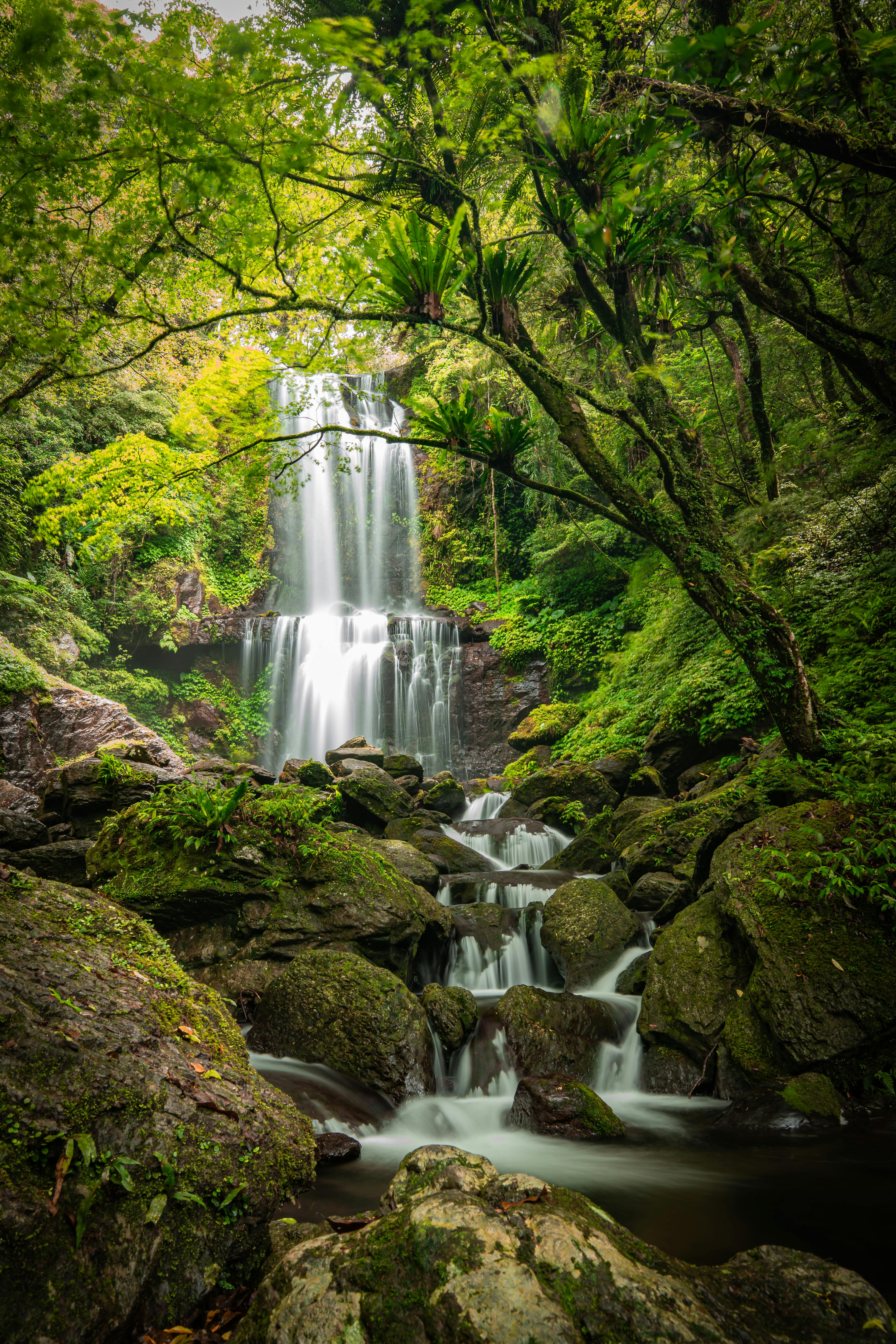 Time-Lapse Photography of Waterfall · Free Stock Photo