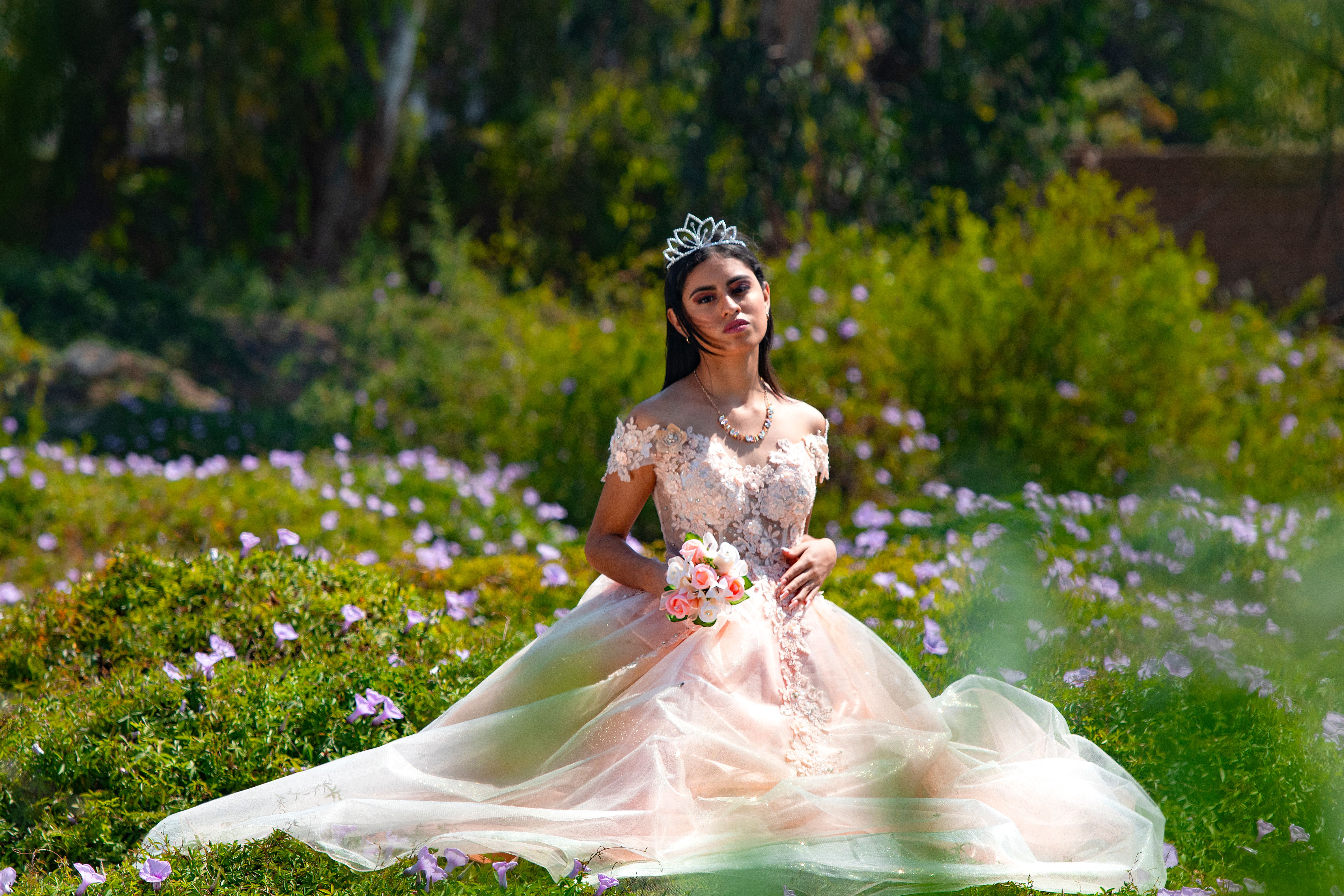 Princess Sitting on Meadow · Free Stock Photo