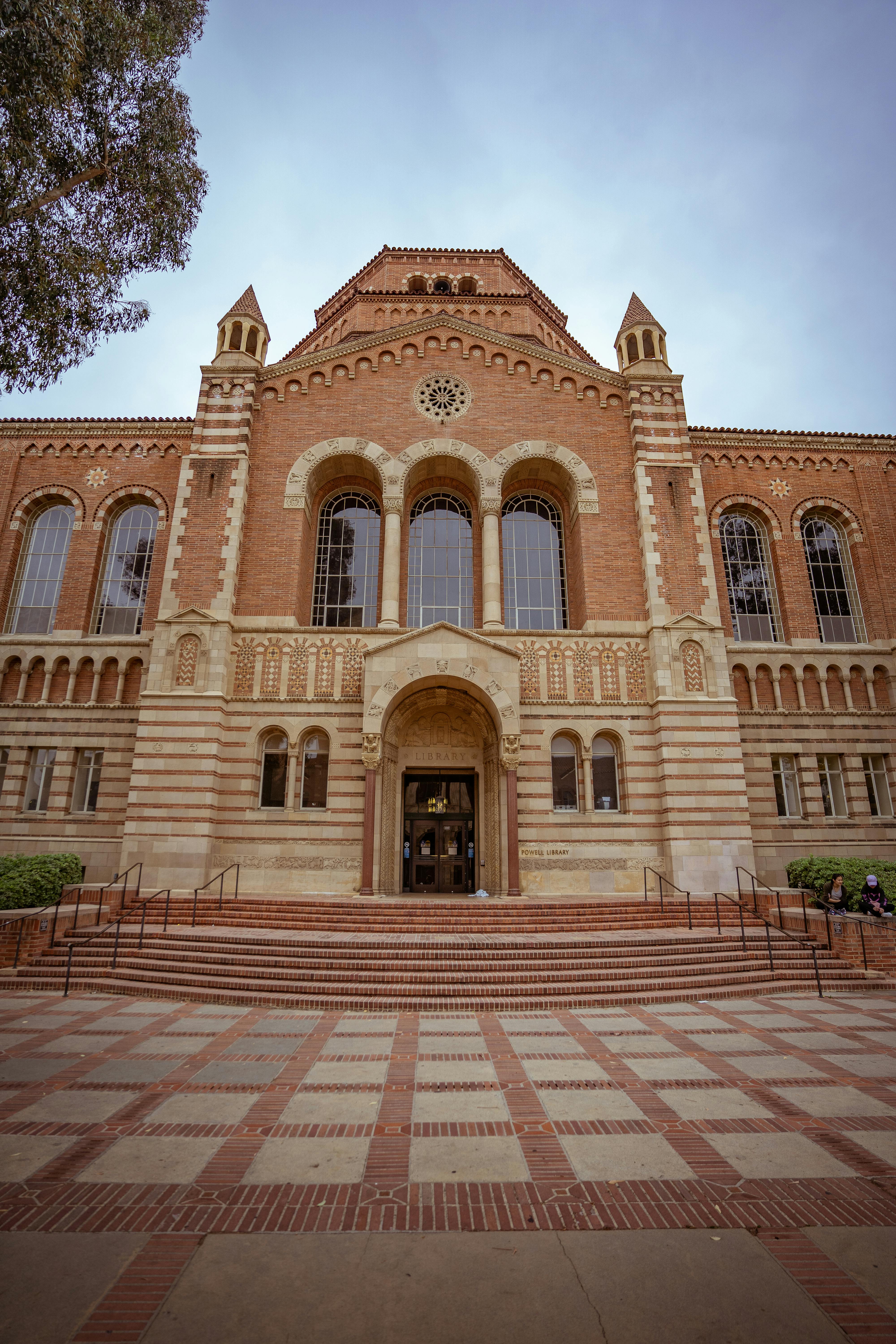 Facade of the Powell Library · Free Stock Photo