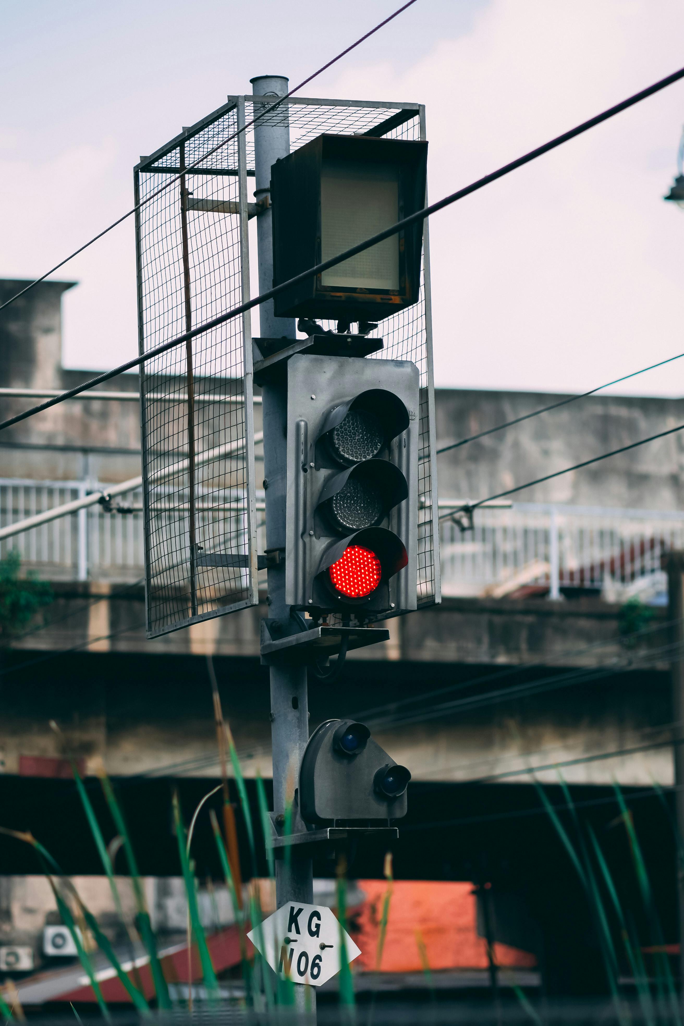 Train red light · Free Stock Photo